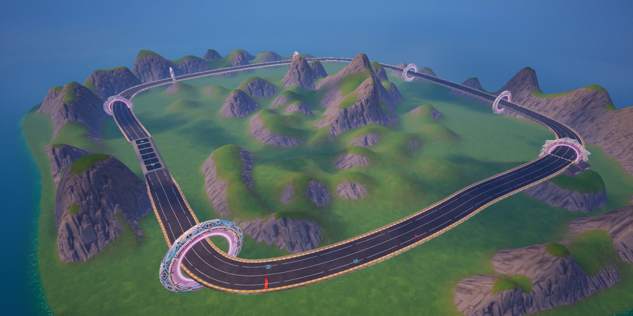 simple run racing car circuit run 0123-7402-9567 by poupy - Fortnite ...