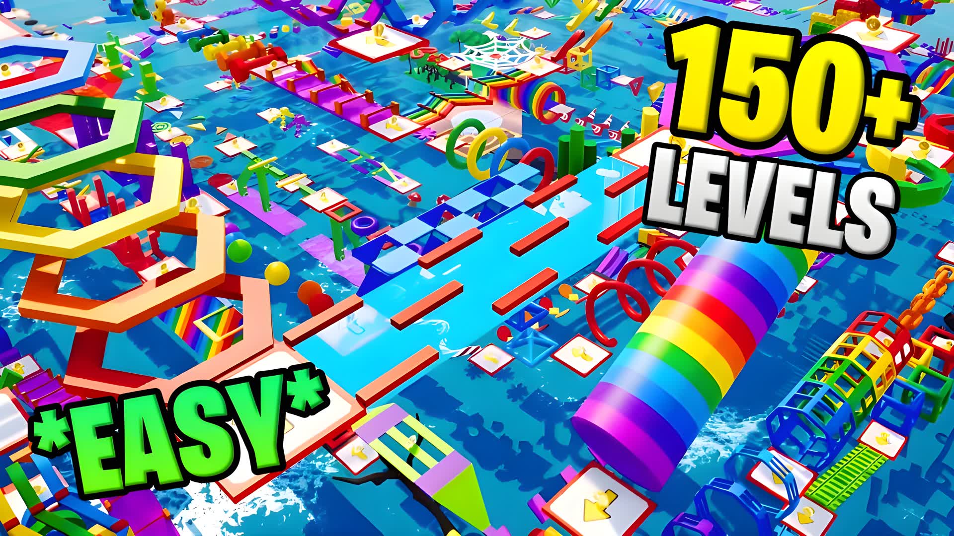 🌈150 LEVEL EASY OBBY PARKOUR⭐ 1179-0738-2639 by yyt05 - Fortnite Creative Map Code - Fortnite.GG