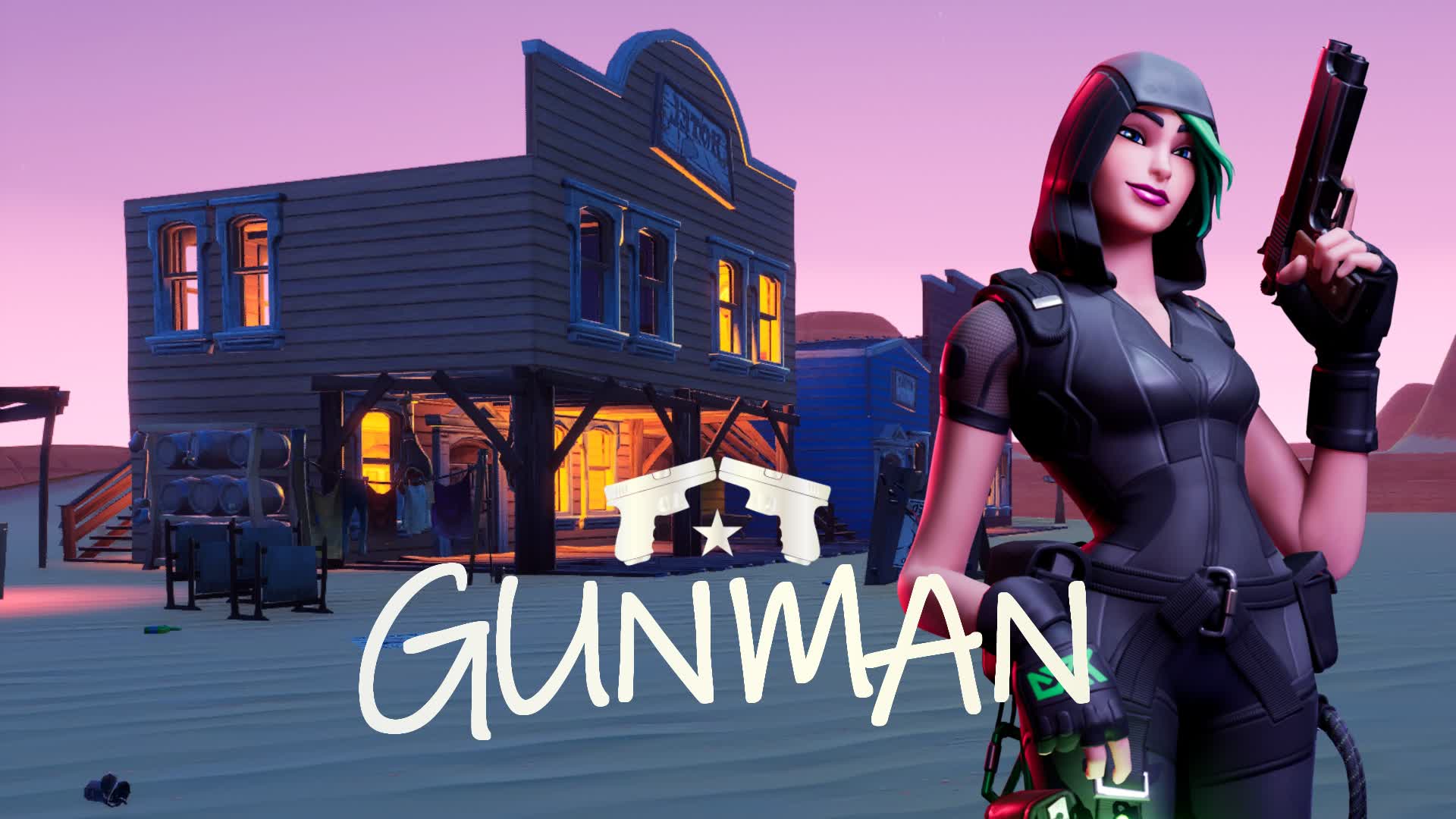 GUNMAN 1582-9647-0728 by OEKAKIℛC2S2 - Fortnite.GG