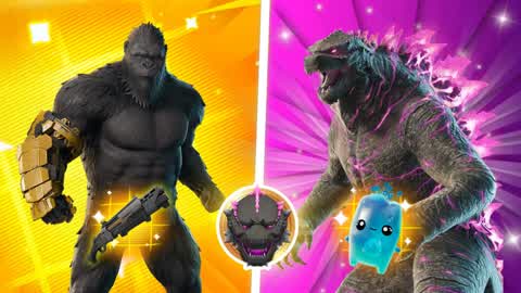 GODZILLA VS KONG🏆 9970-5941-6604 by shurky.alx - Fortnite Creative Map ...