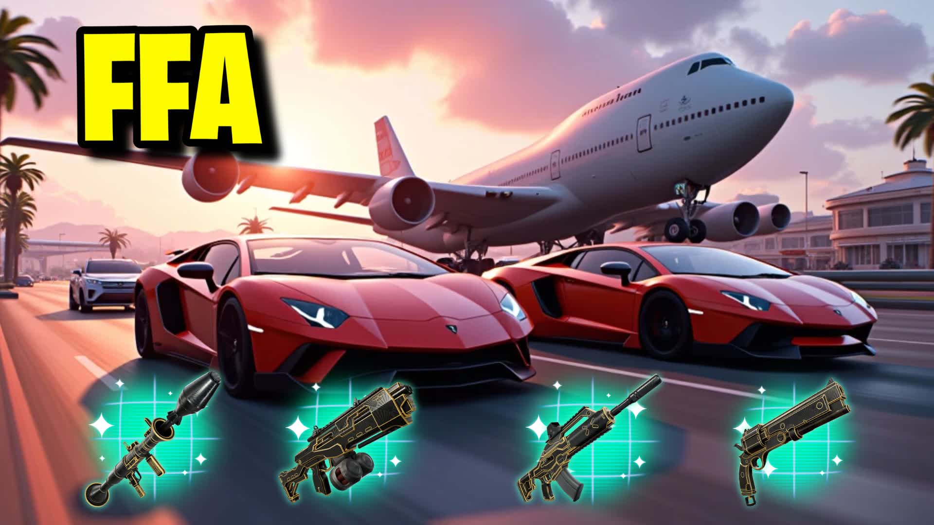 ️ THE AIRPORT DRIVE | FFA RP ️ 1305-6905-5885 by f-bo - Fortnite ...