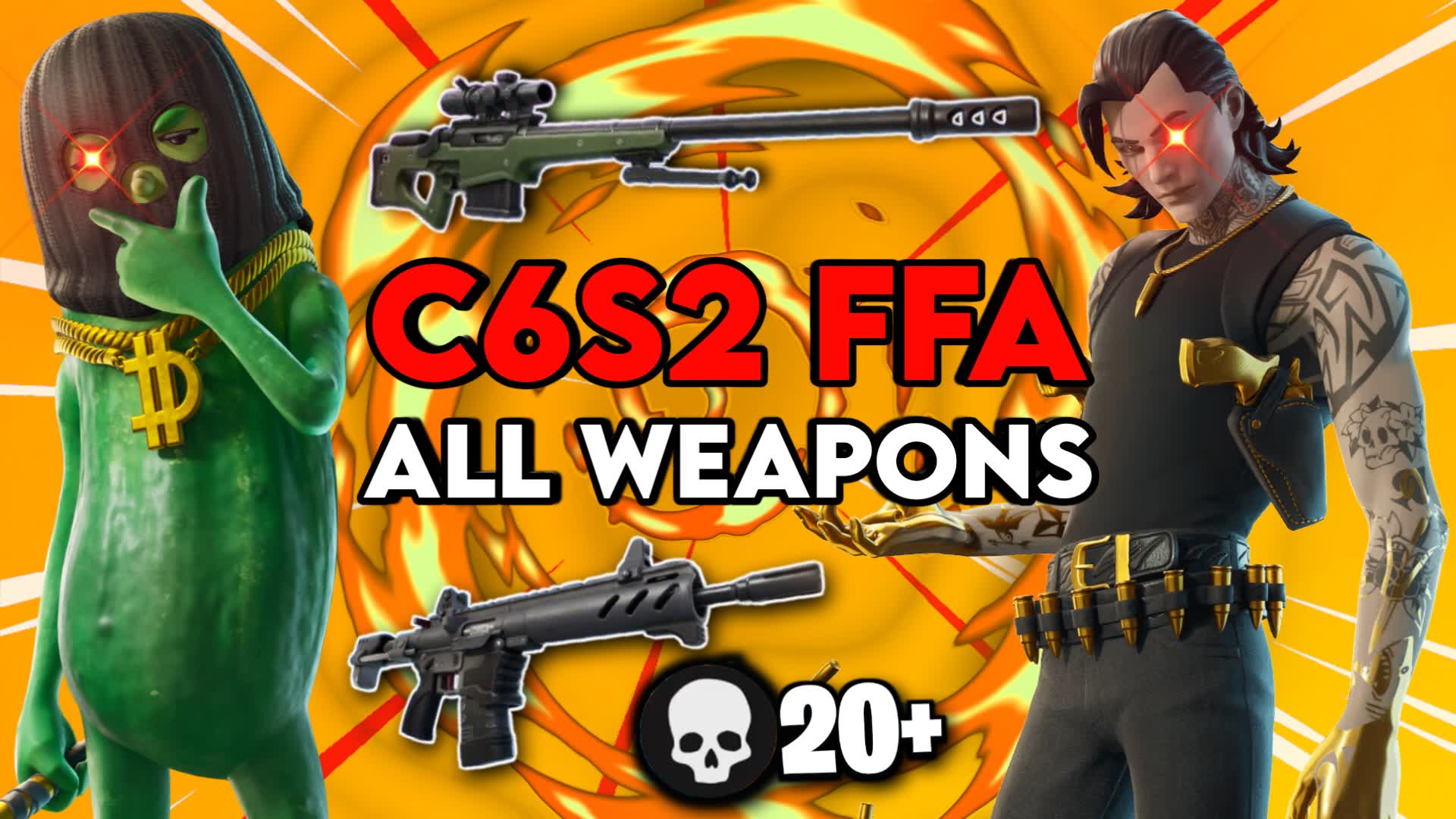 C6S2 👑 ALL WEAPONS FFA 💥 9376-2632-6466 by fujifn - Fortnite Creative ...