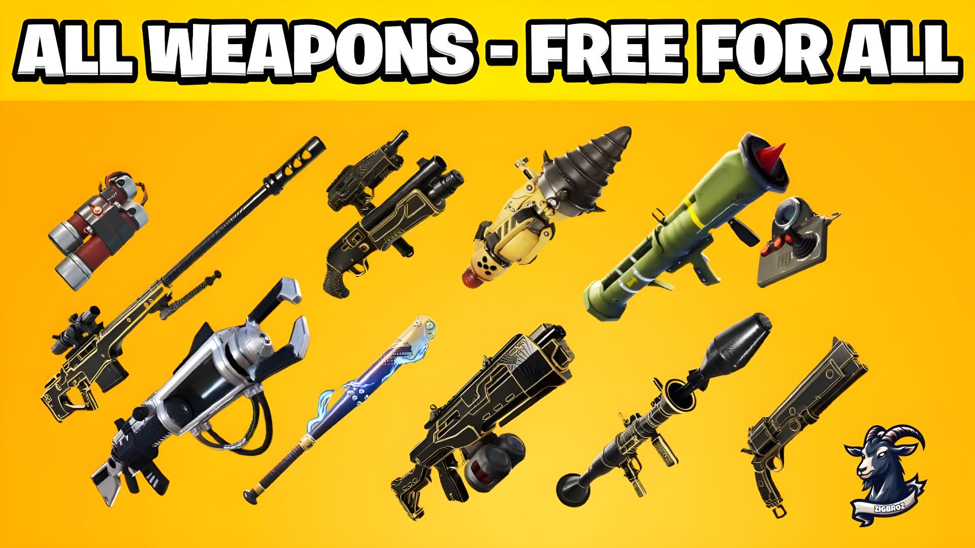ALL WEAPONS - FREE FOR ALL 3003-8708-4182 by zigbroz - Fortnite ...