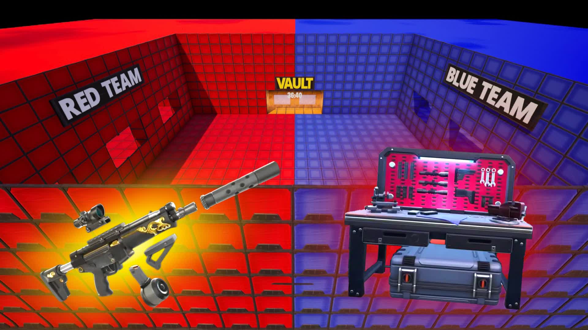 SWEAT RED VS BLUE 🔴🔵 3759-9379-7191 by gems - Fortnite