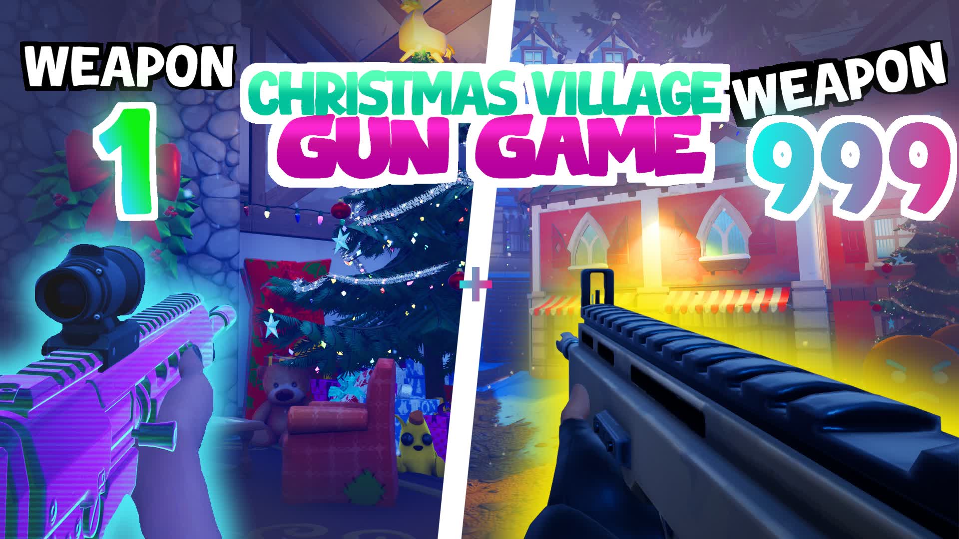 FPS Christmas Village Gun Game🎯One Shot 6762-4357-9181 by aquasun ...