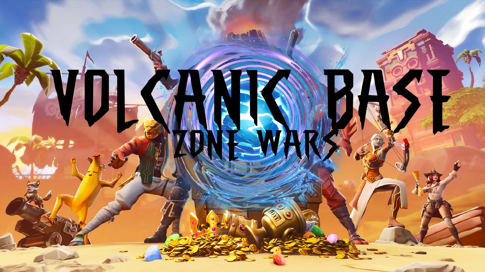 Volcanic Base Zone Wars 1597-7799-8095 by drift - Fortnite.GG