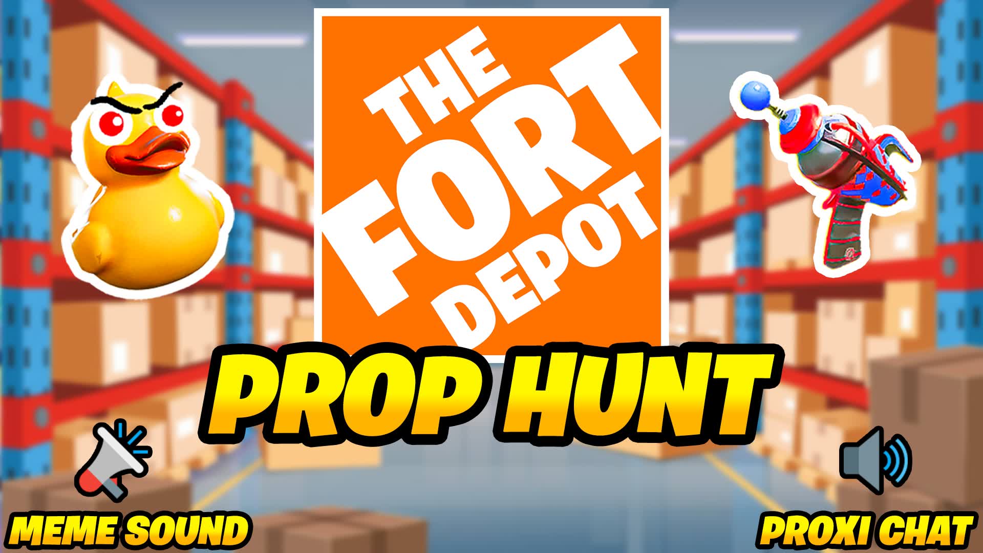 FORT DEPOT PROP HUNT 🔨 8079-2260-0129 by zyrs - Fortnite Creative Map Code - Fortnite.GG