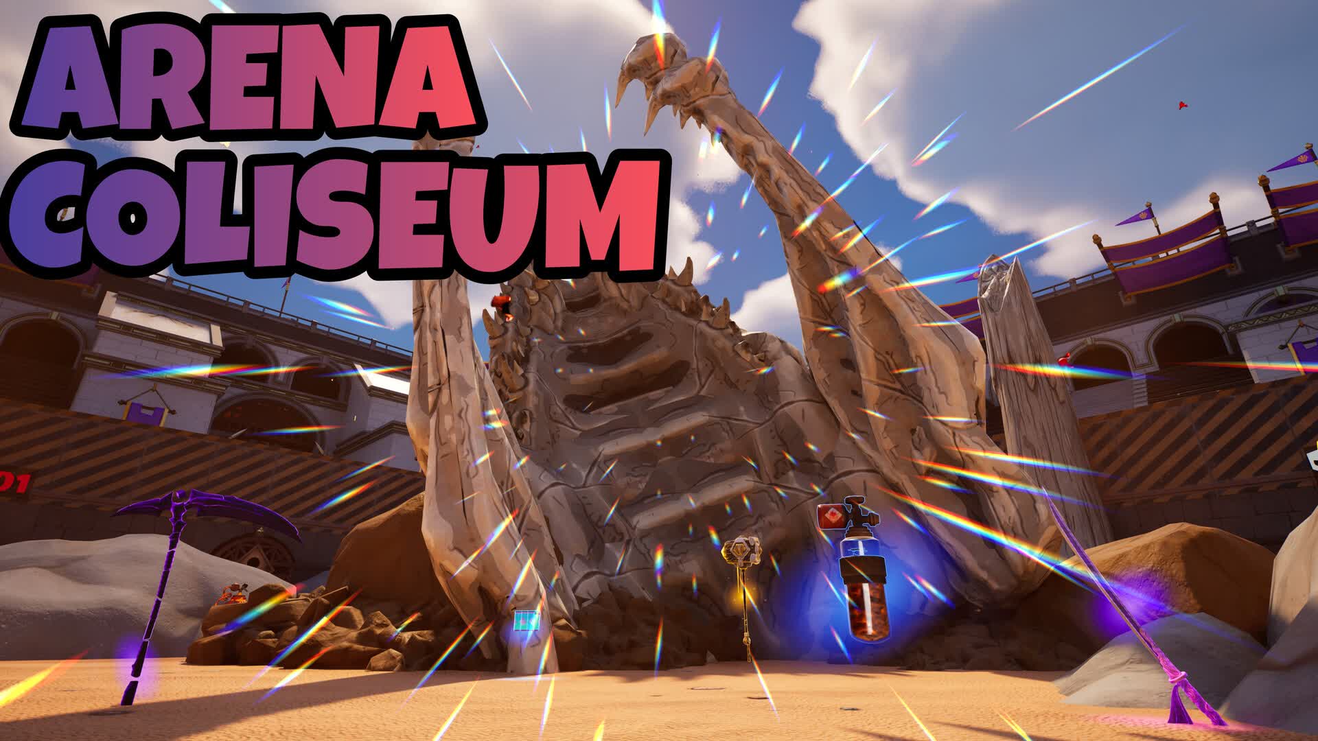 ARENA COLISEUM 0347-6575-0804 by elsiyo - Fortnite Creative Map Code ...