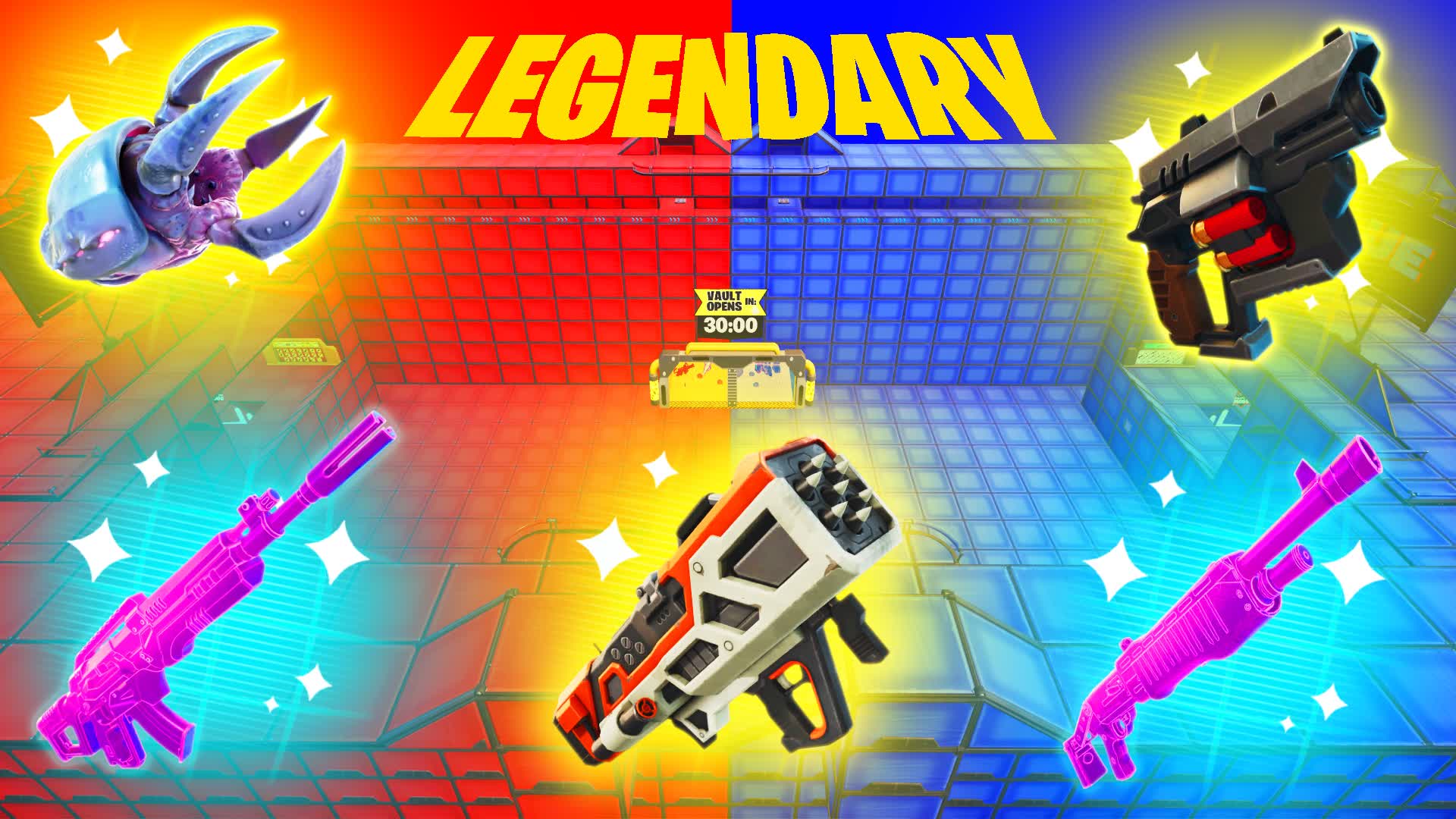 LEGENDARY RED VS BLUE🔴🔵 1457-5870-4489 by abghm - Fortnite Creative Map ...