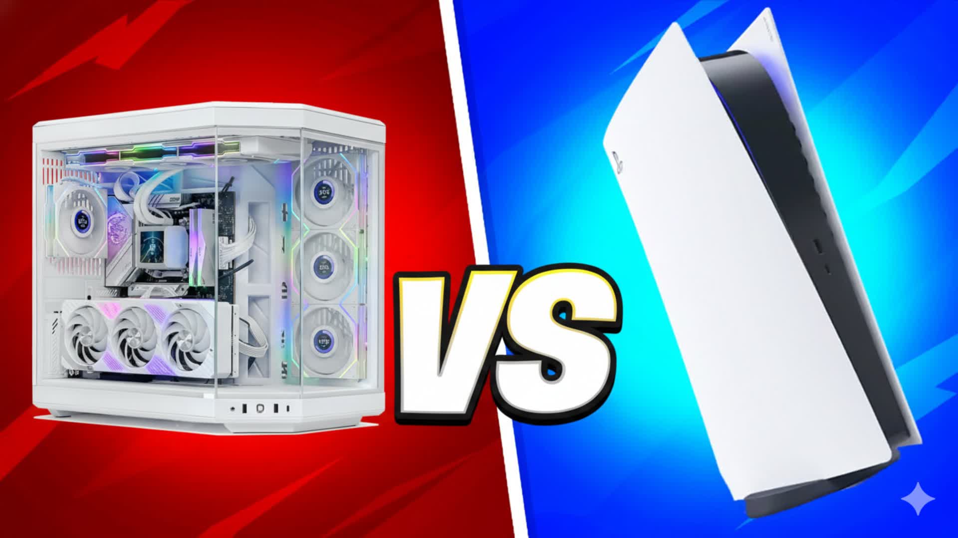 CRAZY PC VS PS5 WHITE CAT 8124-1146-6026 by white-cat - Fortnite