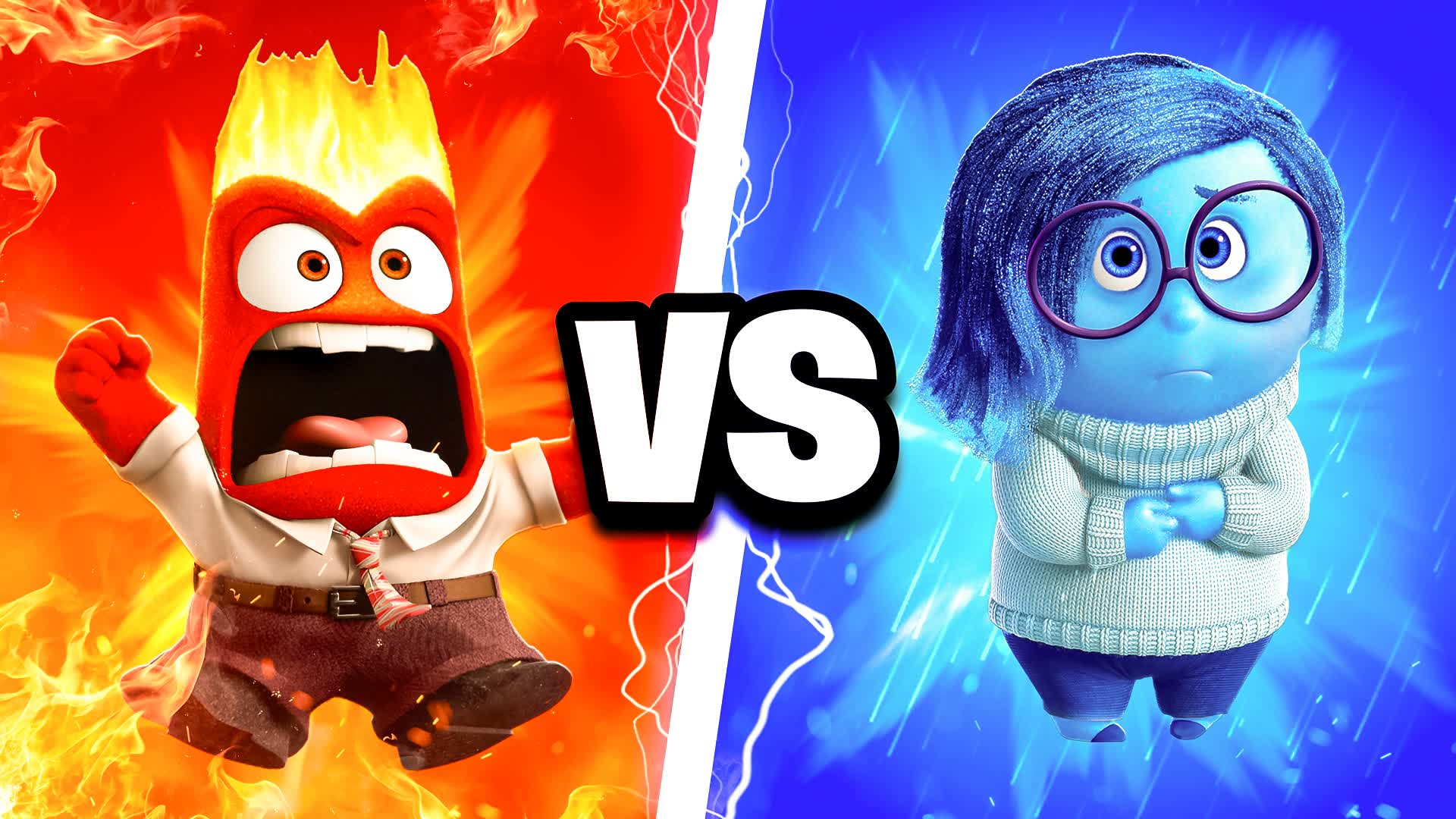 ANGER VS SADNESS 🔴RED VS BLUE🔵 0258-9911-7183 by tictacbossik ...