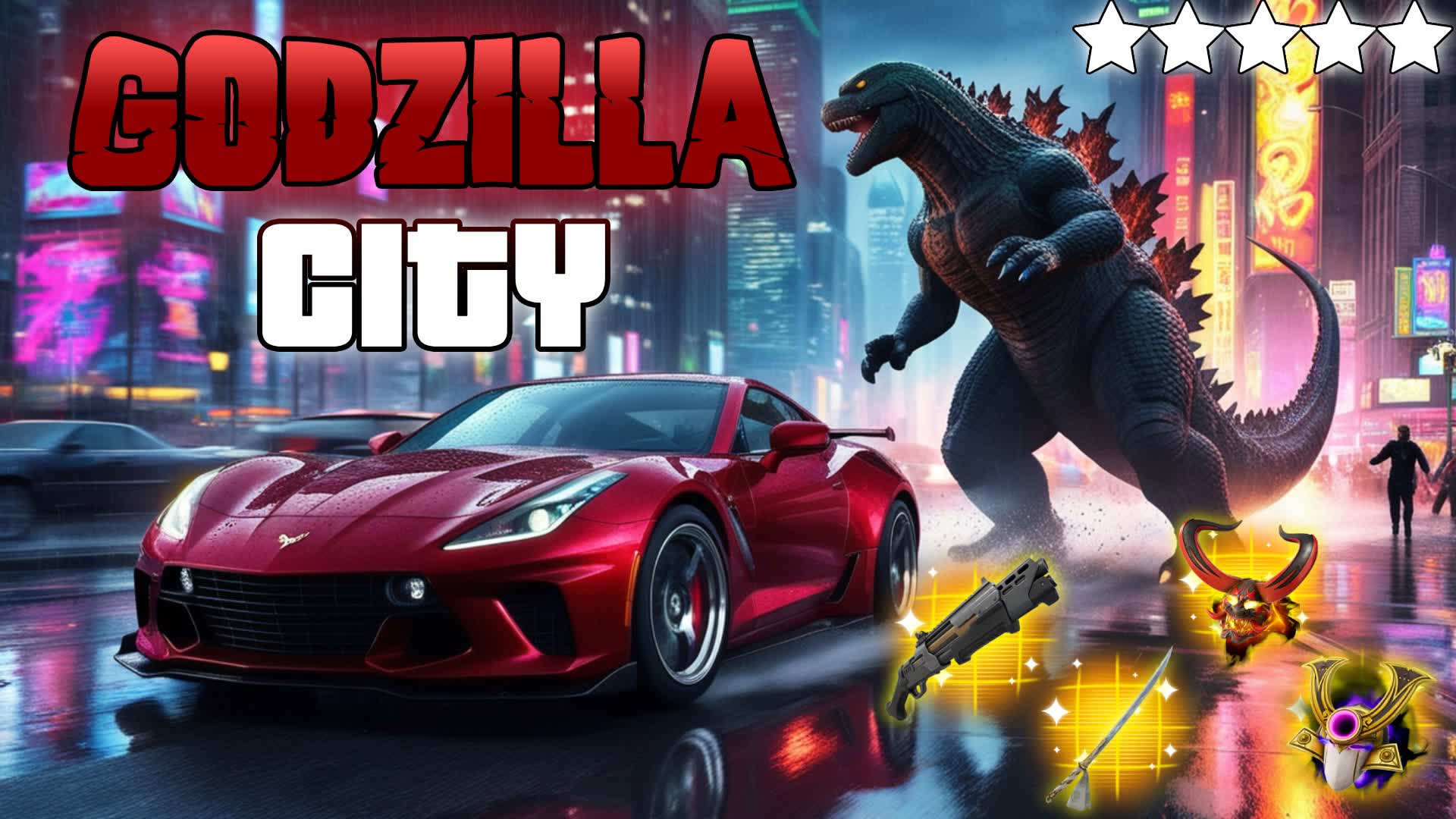 👾GODZILLA DRIVE CITY🚗ROAD FFA🌄 0154-7434-3166 by stutz - Fortnite ...