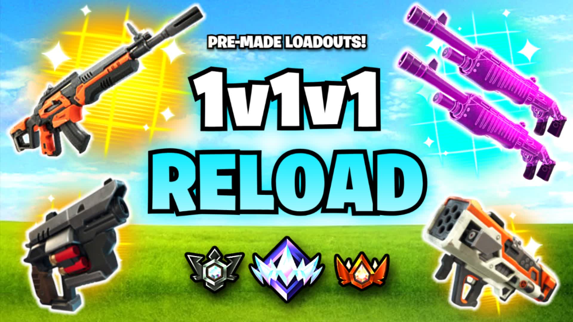 1v1v1 RELOAD RANKED🏆 7012-6117-5115 by skygoty - Fortnite Creative Map Code - Fortnite.GG
