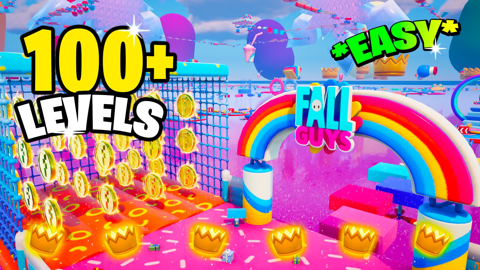 FALL GUYS OBBY PARKOUR 🌈⭐ 0104-7411-9975 by tunafn - Fortnite Creative ...