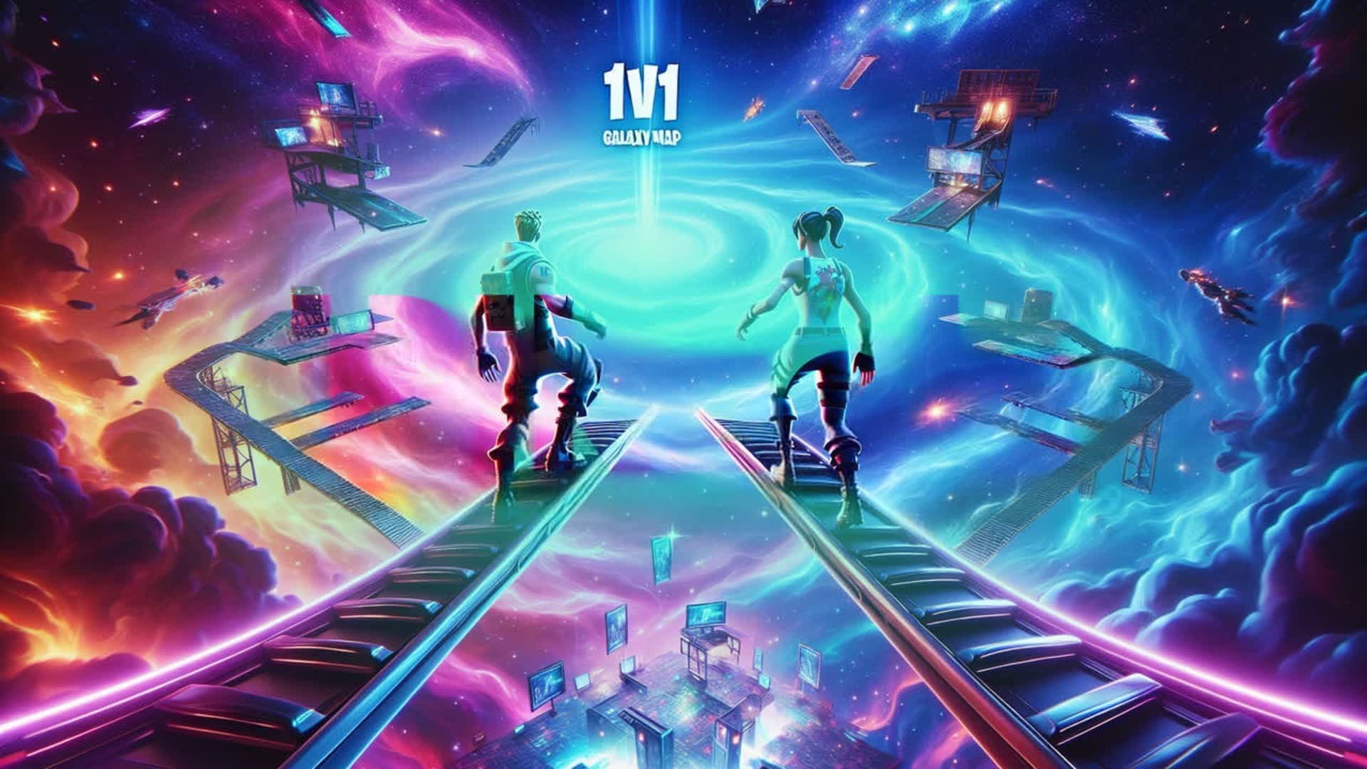 1V1 GALAXY MAP 7346-6029-3834 by keptsp - Fortnite Creative Map Code ...