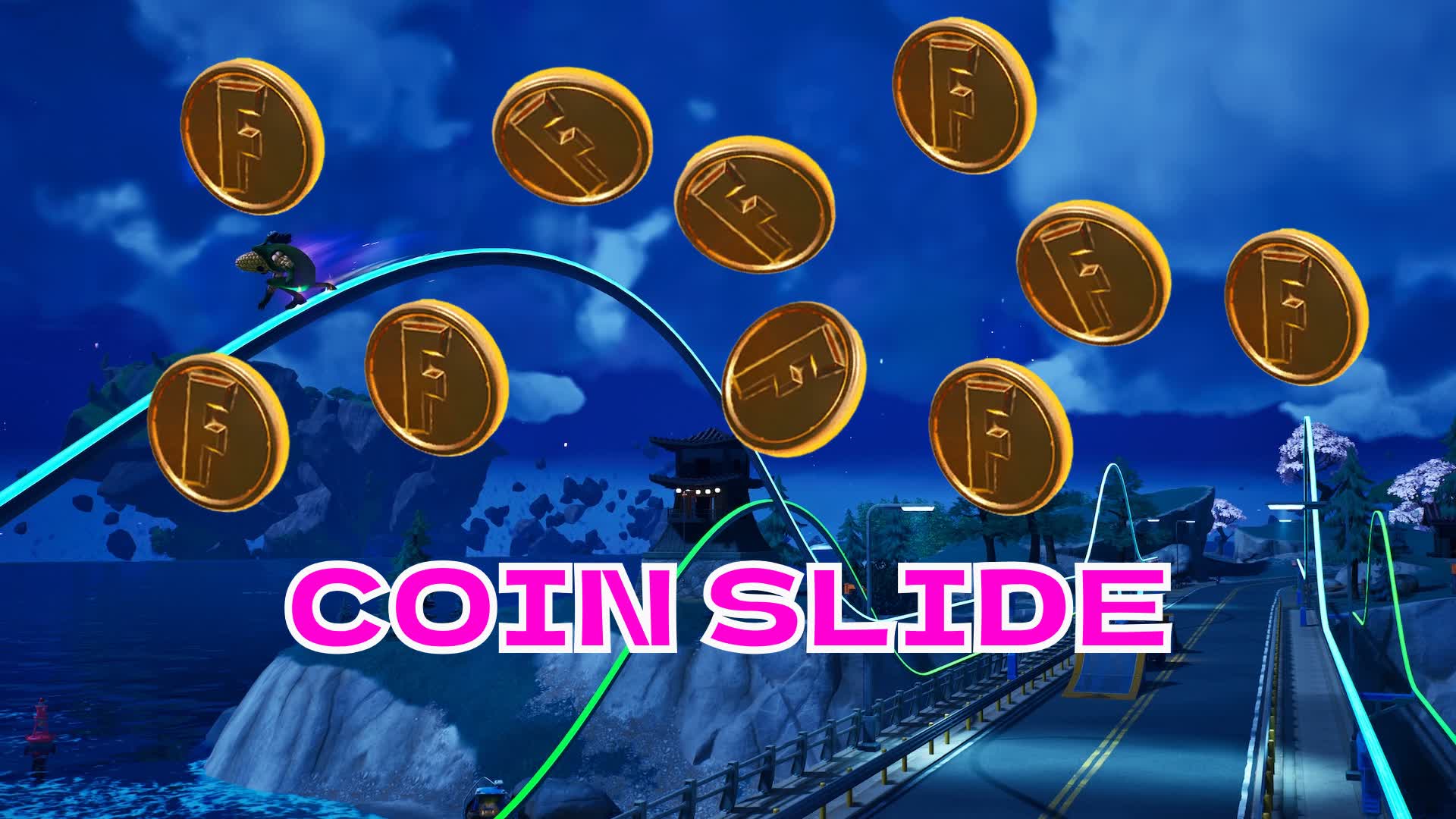 CRAZY COIN SLIDE 2944-1767-3934 by zelogg - Fortnite Creative Map Code ...