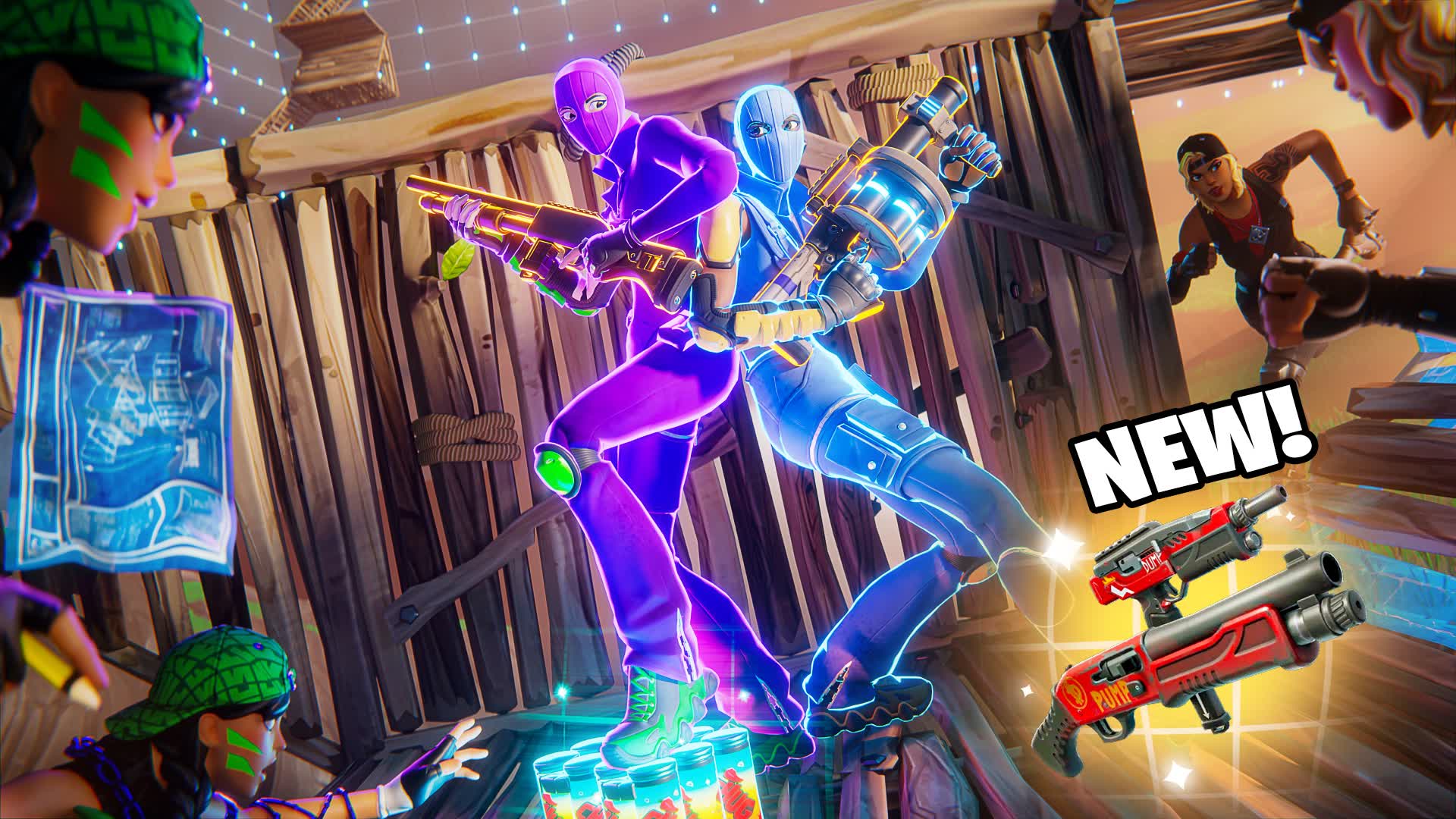 TWO BEANS [SETTY] 1059-0135-1195 by setty - Fortnite