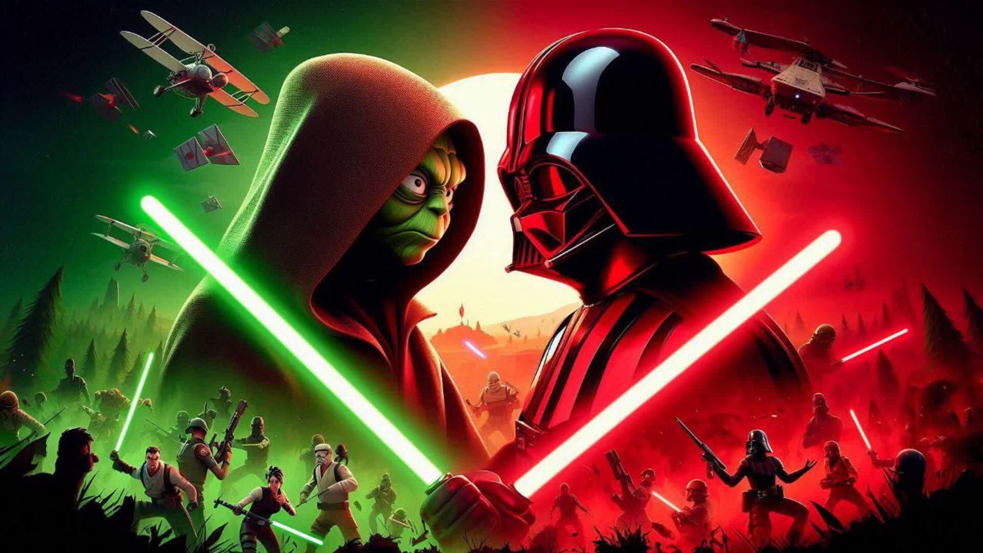 🟢YODA VS VADER🔴 6421-5009-3042 by ayvan - Fortnite Creative Map Code ...