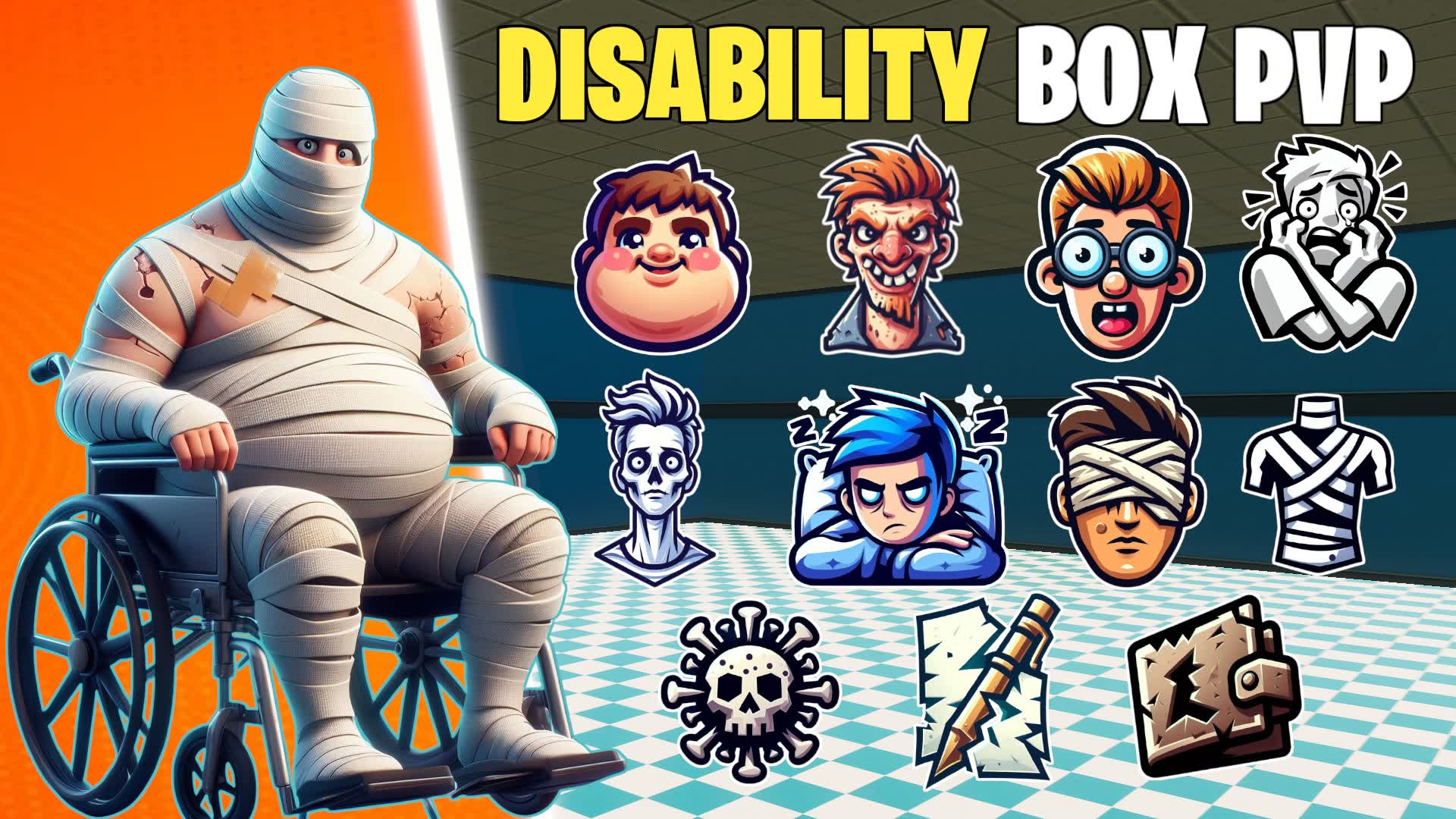 DISABILITY BOX PVP 0123-4743-8081 by zanxi - Fortnite Creative Map Code ...