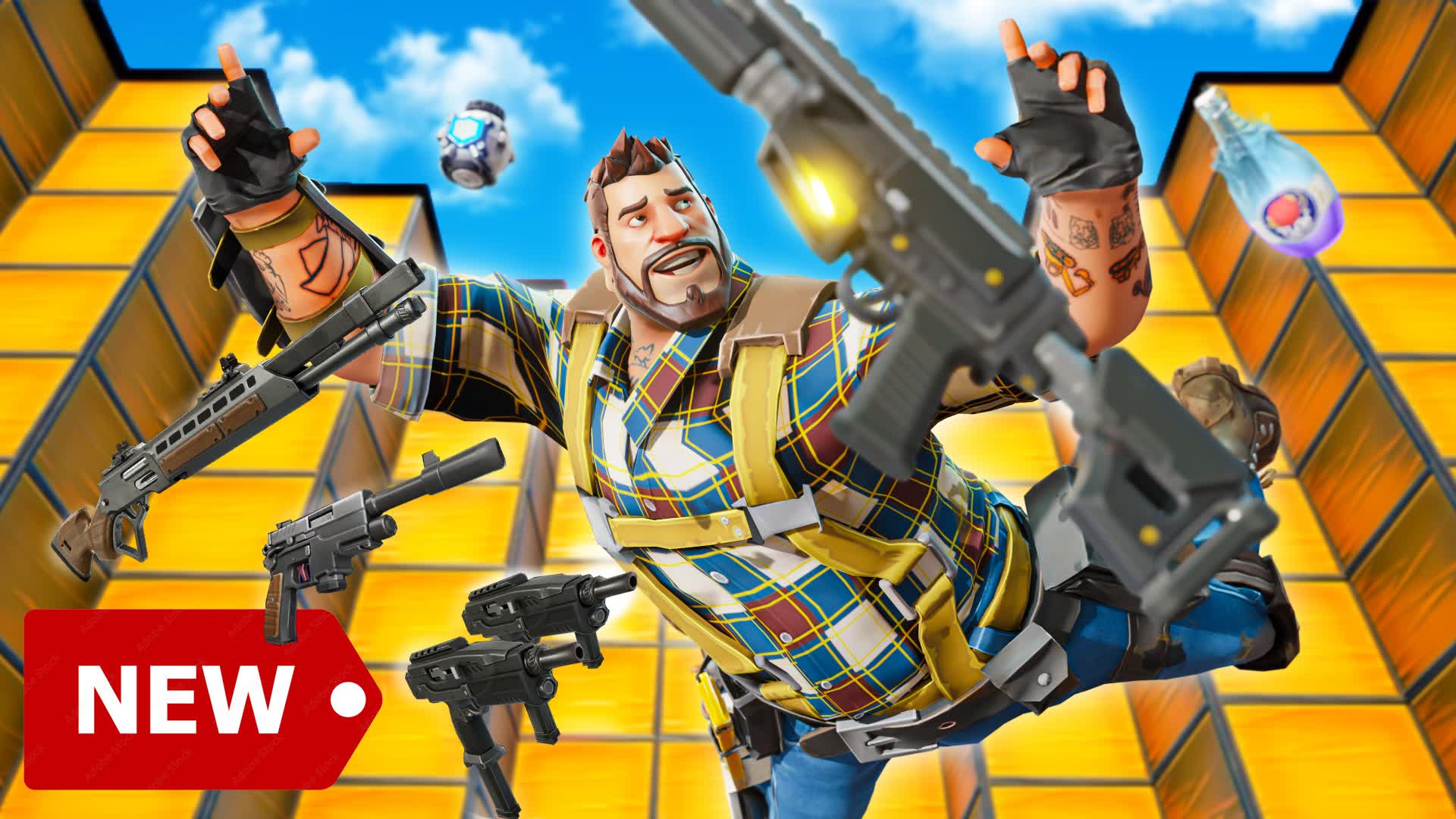 PIT - FREE FOR ALL +🤖 SKINS 0511-9566-8061 by 33gg - Fortnite Creative ...