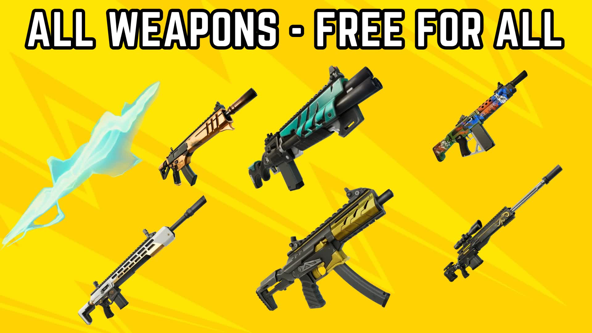 ALL WEAPON RAPID FFA 7499-6424-1391 by czuch - Fortnite Creative Map ...