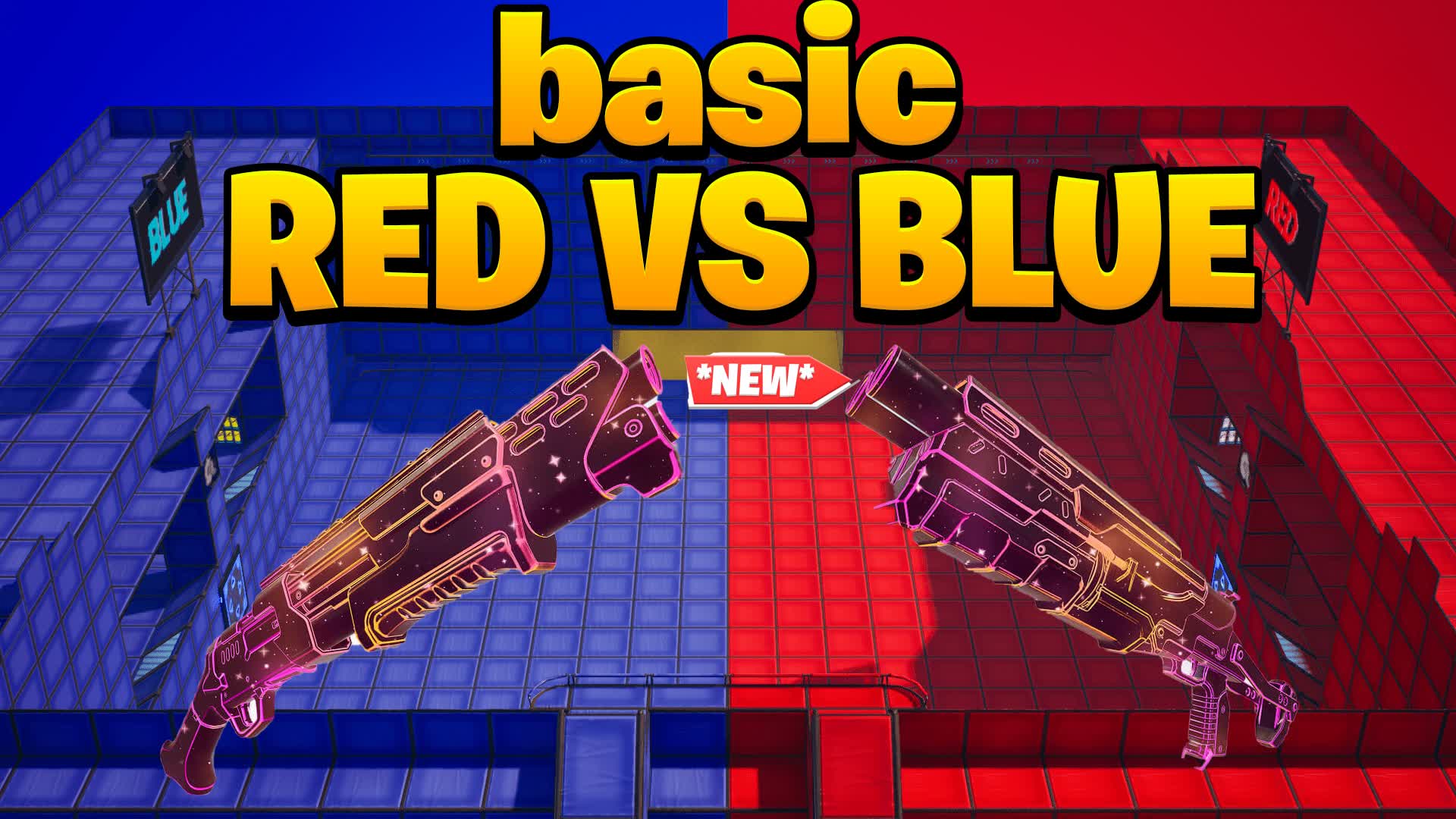 BASIC RED VS BLUE 🔴🔵 9358-2758-0669 by spooky23 - Fortnite Creative Map ...