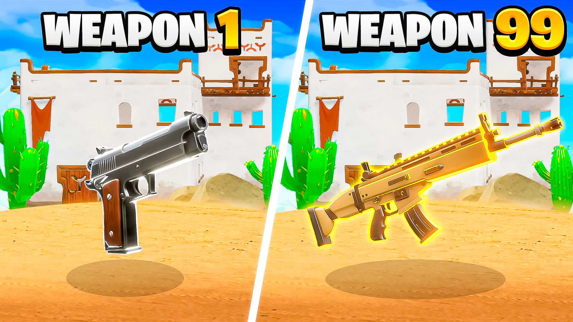 SCARY DESERT INFINITE GUN GAME 🌵 4927-2699-8635 by drink - Fortnite ...