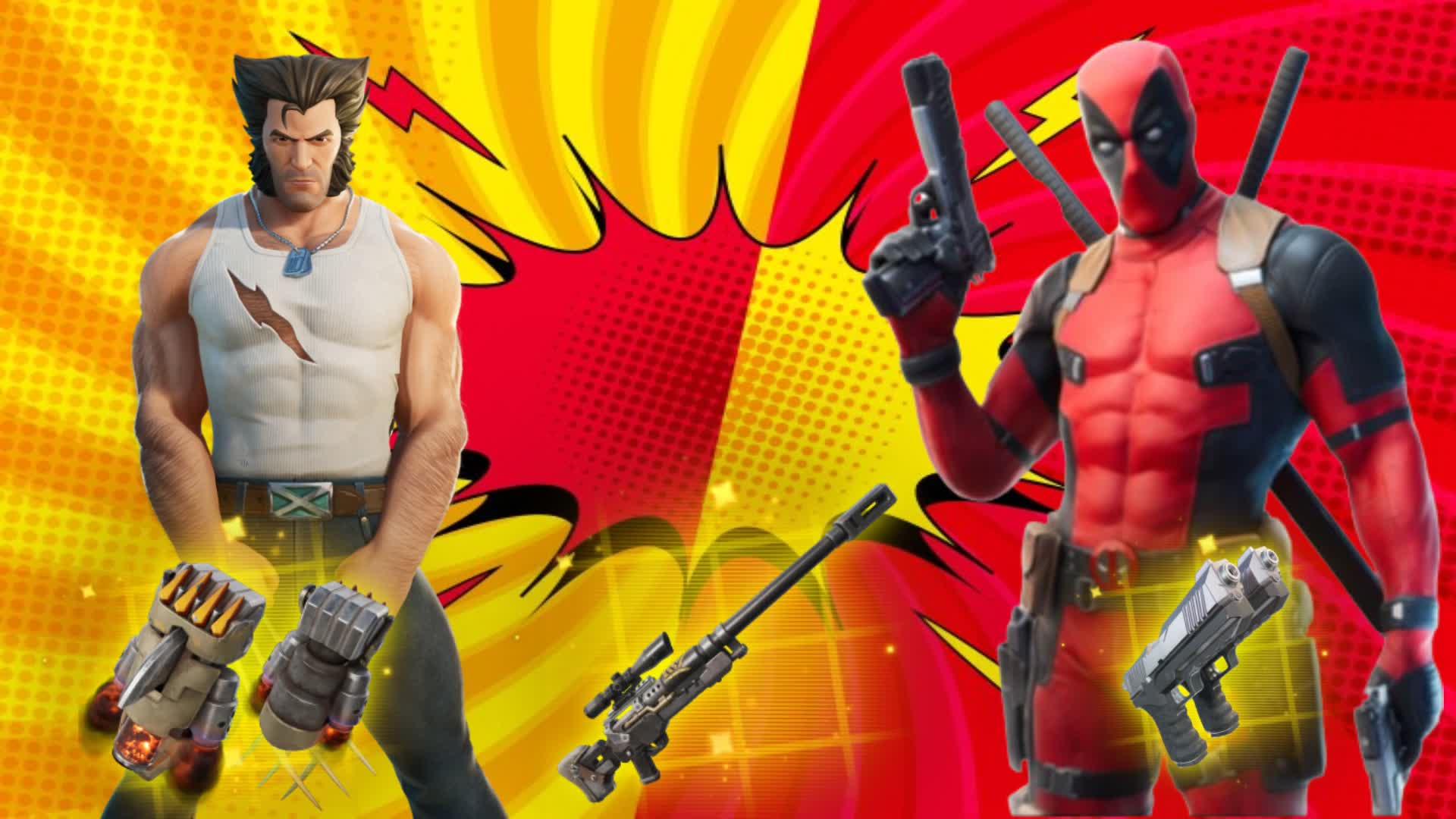 DEADPOOL VS WOLVERINE🔴🟡 5031-3838-2903 by sonnie - Fortnite Creative ...