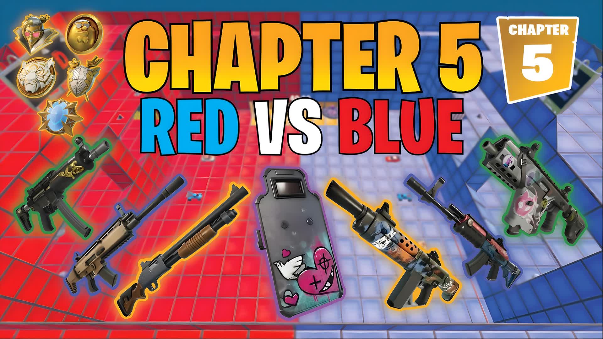 ⭐ CHAPTER 5 ⭐ RED VS BLUE 🔴🔵 5661-9359-7020 by ccm - Fortnite Creative ...