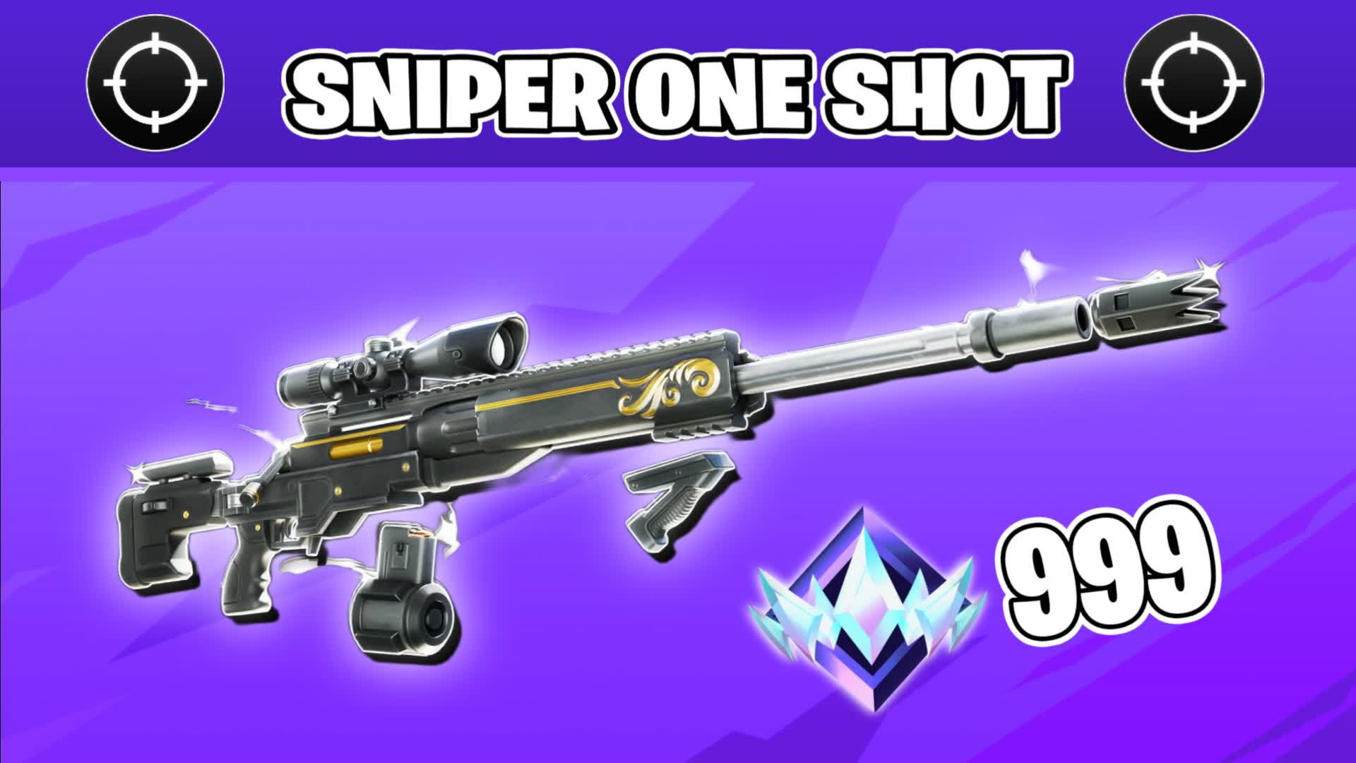 🎯 SNIPER ONE SHOT 💥 FREE FOR ALL 7434-9813-1308 par s12 - Fortnite