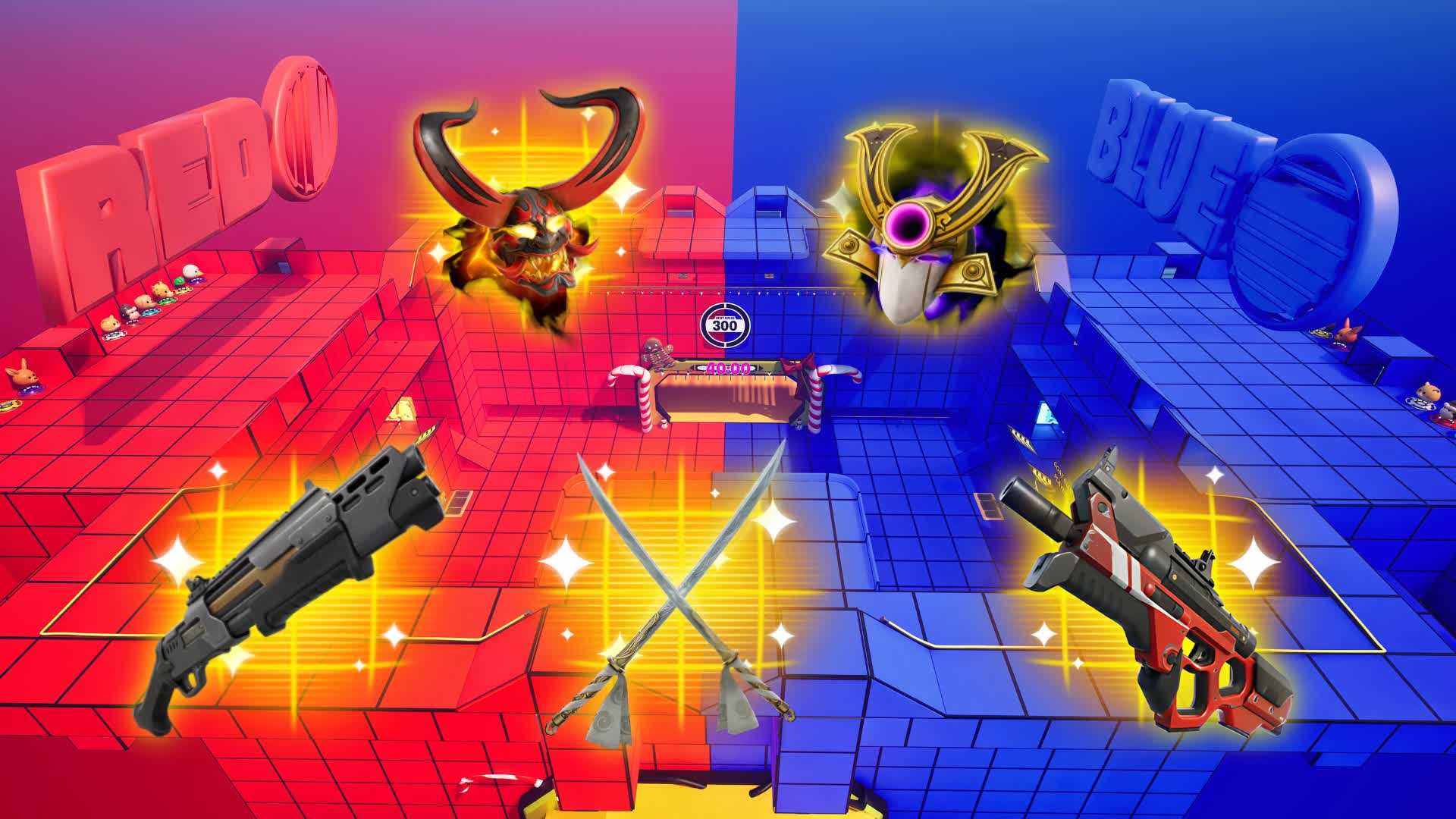 NINJA RED VS BLUE🔴🔵 8386-4909-6895 by rockygift - Fortnite Creative Map ...