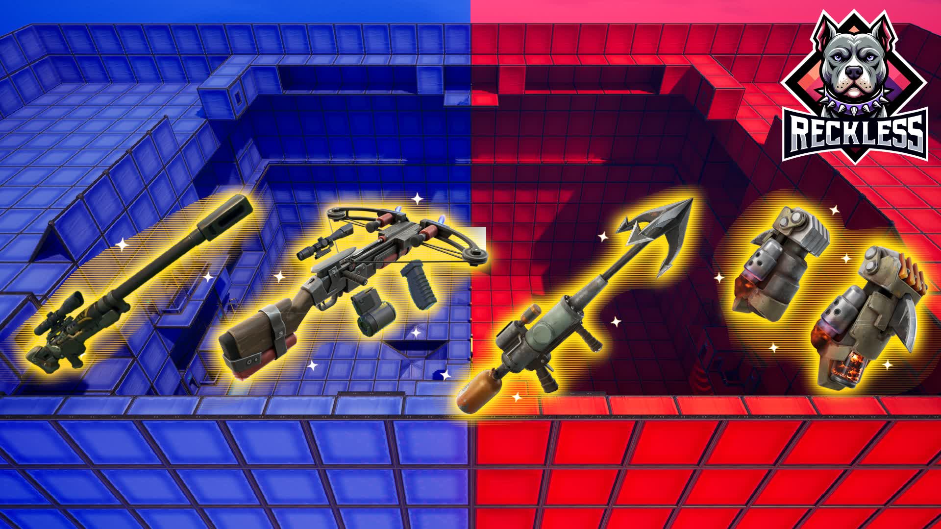 RECKLESS RED VS BLUE - ZERO BUILD 🔴🔵 8429-0829-7858 by nman_pkr ...