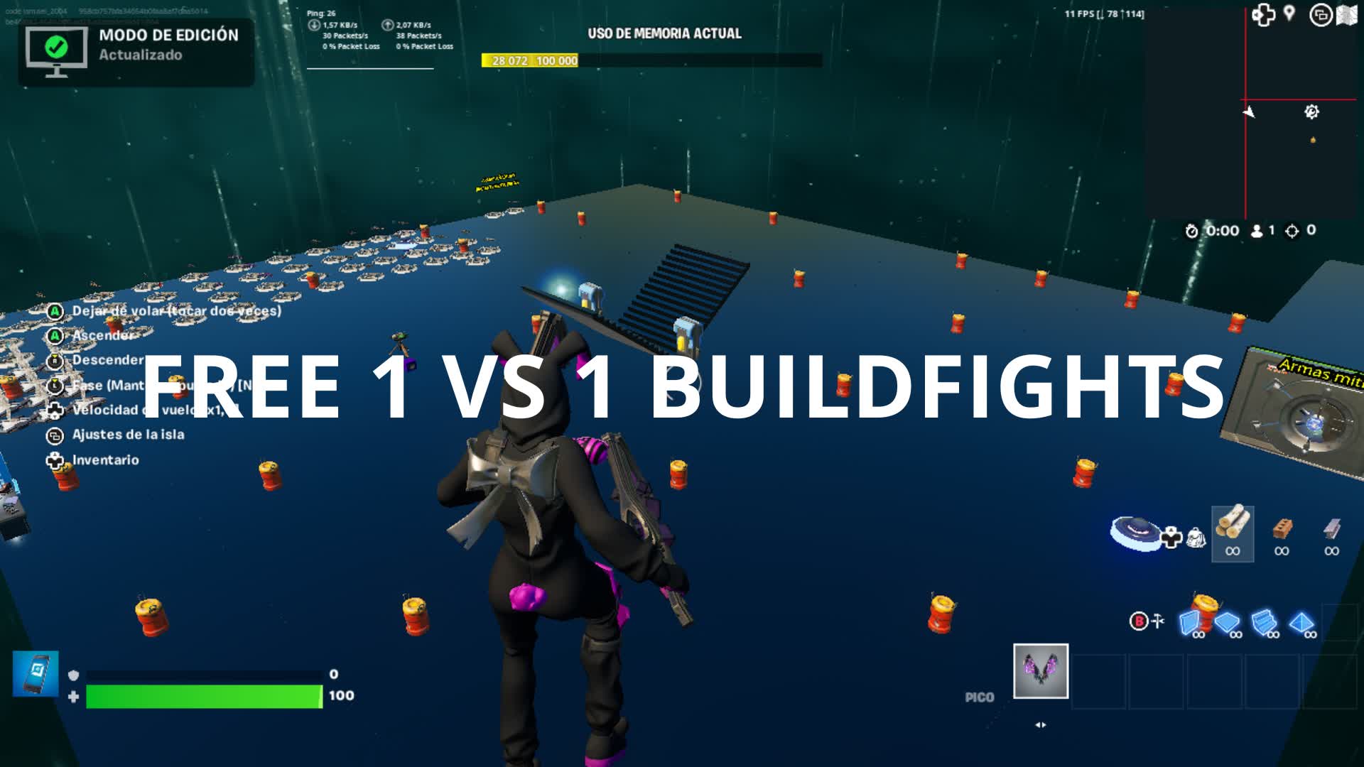 Free 1 vs 1 buildfights 8766-3013-0160 by ismael_2004 - Fortnite ...