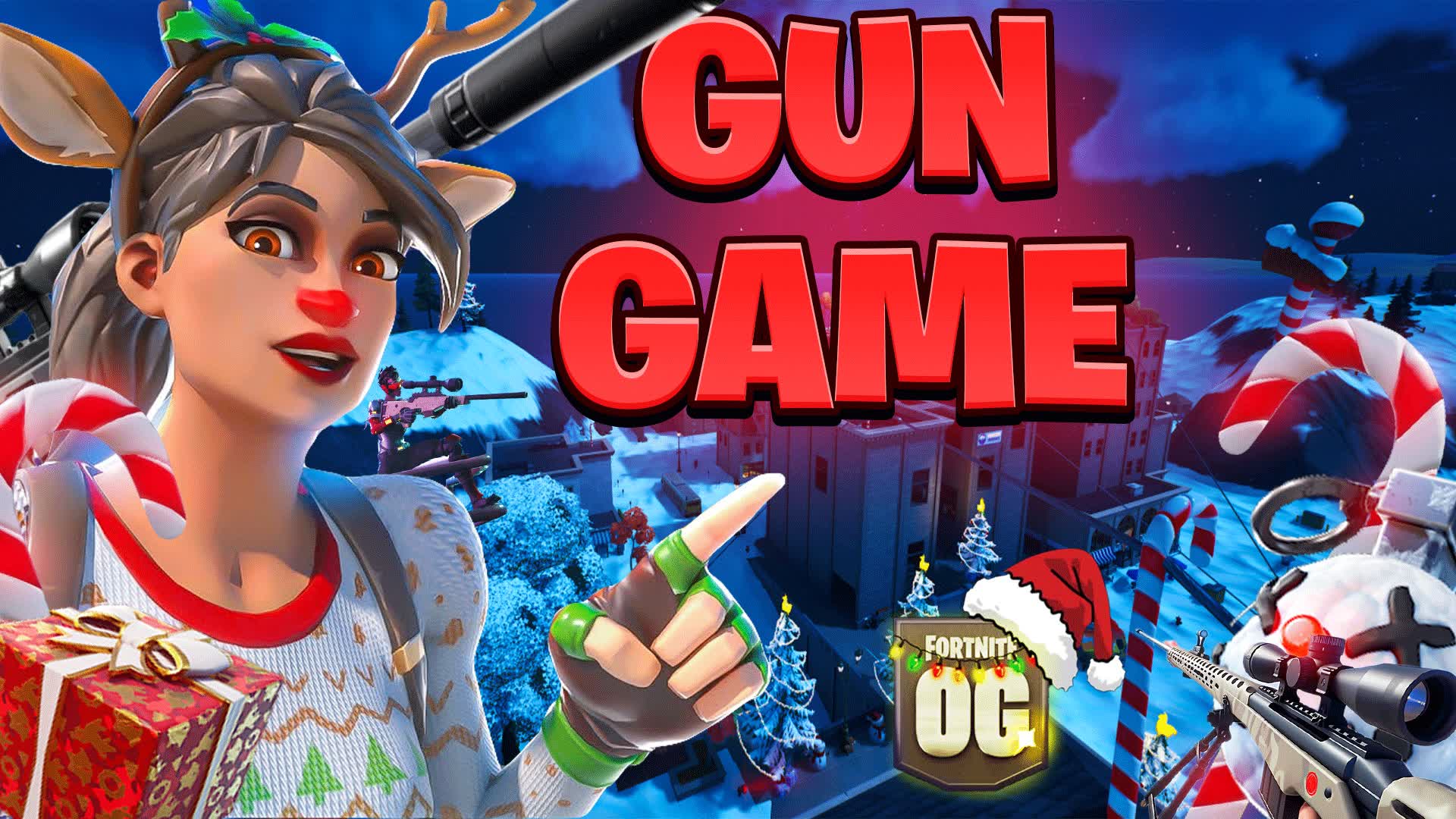 OG ONE SHOT WINTERFEST 🎅🎄 0285-1905-0900 من ابتكار pos - Fortnite