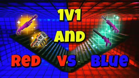 insane 1V1 BF and Red vs Blue 4396-4400-2408 by lesmouv - Fortnite