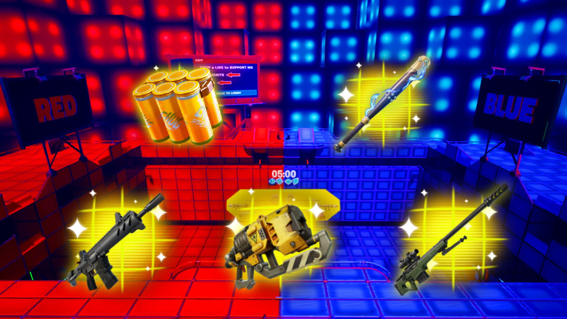 HERO RED VS BLUE OG🔴🔵 4195-2453-3853 by eoge - Fortnite Creative Map ...