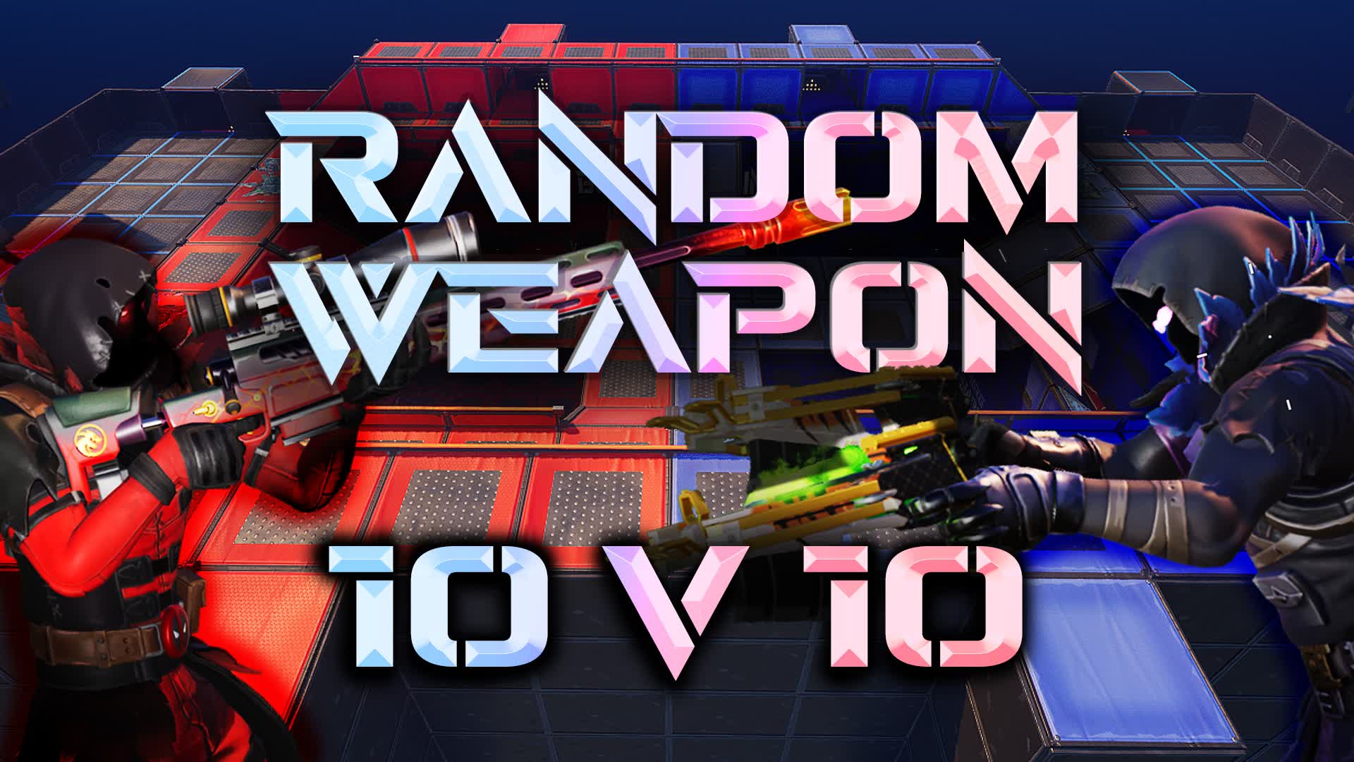 Random Weapon Red v Blue Ver. 10v10 8772-1677-1867 by omurak - Fortnite