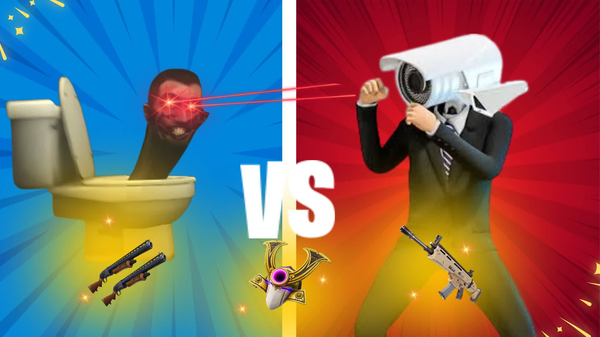 SKIBIDI TOILET🚽 VS CAMERA MAN📷 🔴🔵 2576-7868-3655 by tomibq - Fortnite Creative Map Code ...