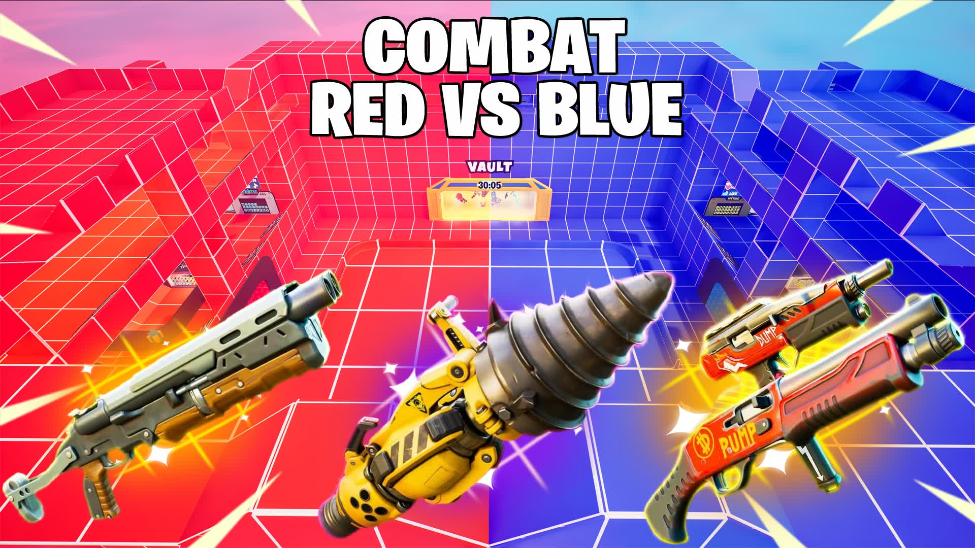 🔫SUPER COMBAT RED VS BLUE🔴🔵 7110-2459-1995 by shuloxo - Fortnite ...