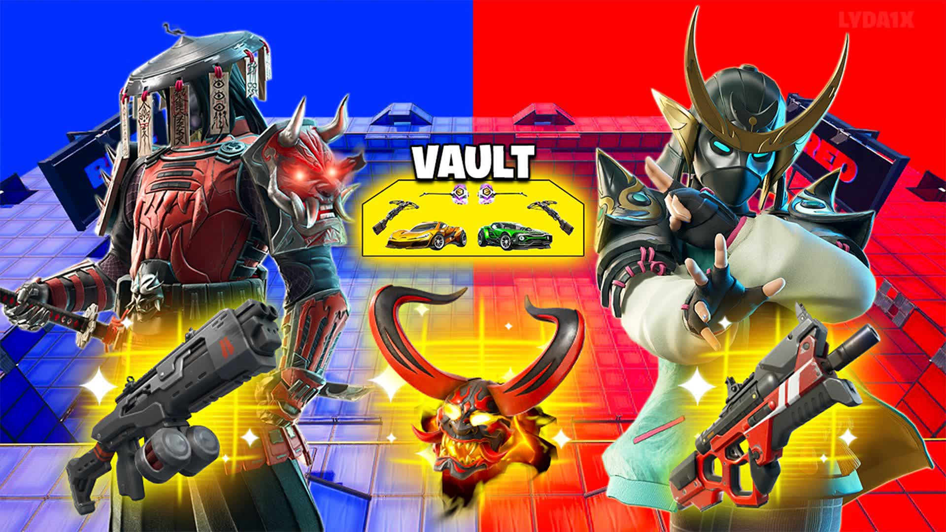 MAX RED VS BLUE HERO 🔴🔵 7783-0511-3261 by rockygift3 - Fortnite ...