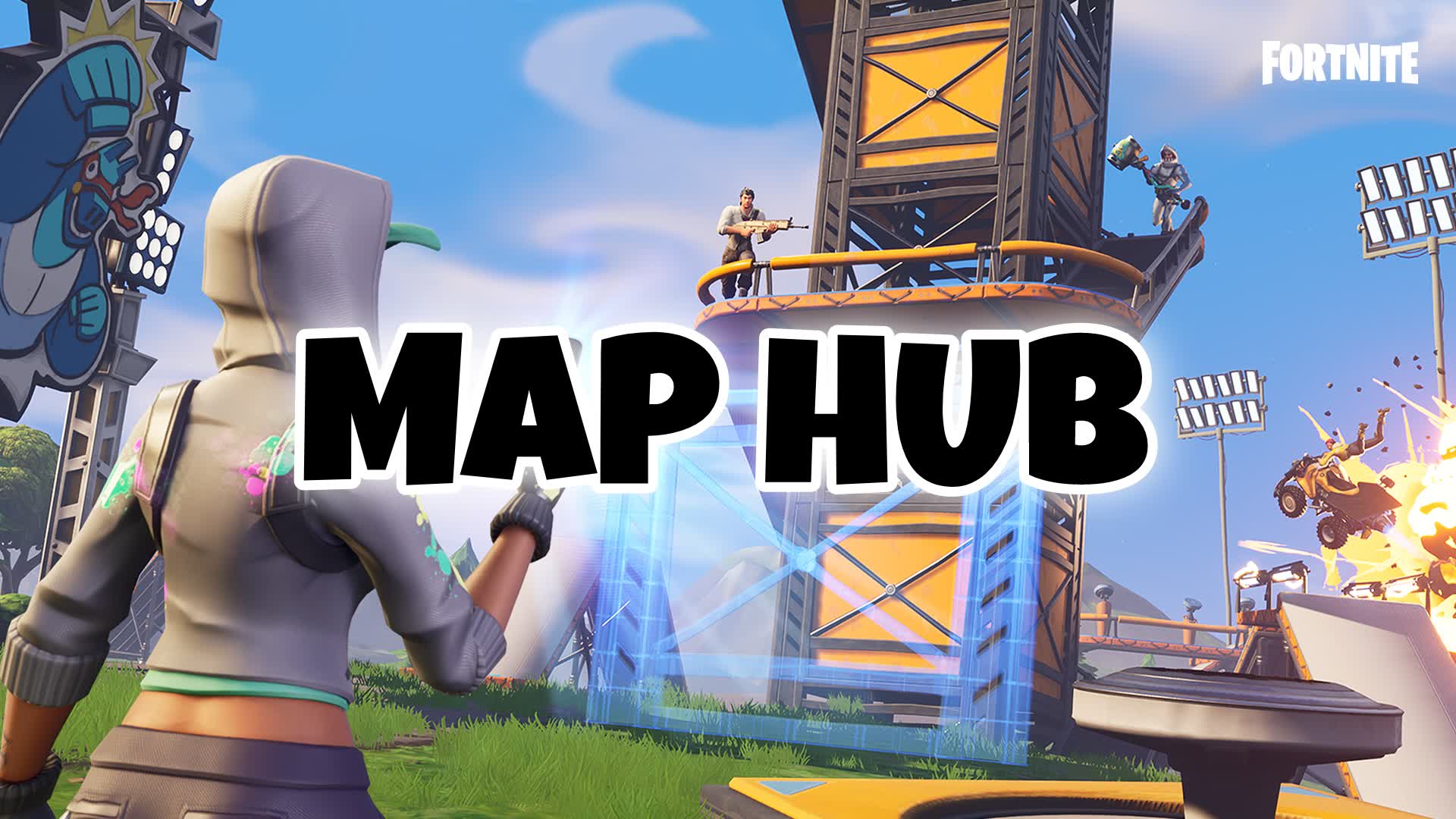 MAP HUB 4162-6911-5625 by huh - Fortnite Creative Map Code - Fortnite.GG