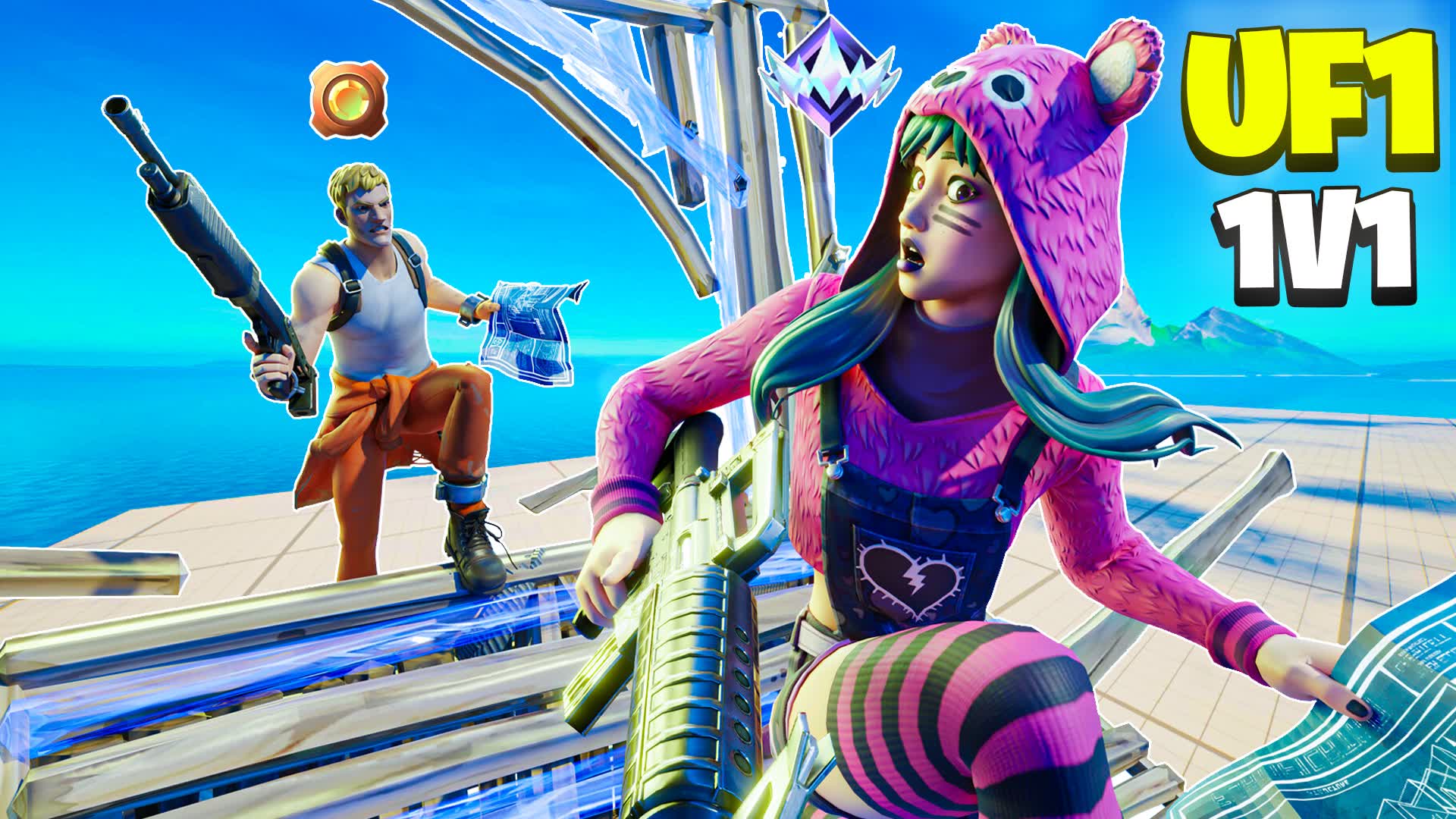 ⚔️ 1V1 Infinity ♾️ 7265-0706-9451 by uf1 - Fortnite Creative Map Code - Fortnite.GG