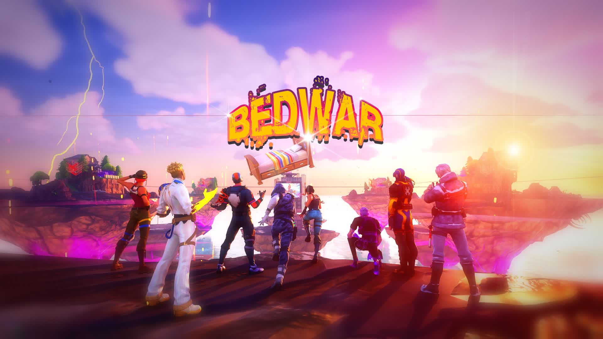 Sky Bed Wars 4v4v4v4 5276-4421-6406 by myaong - Fortnite Creative Map ...