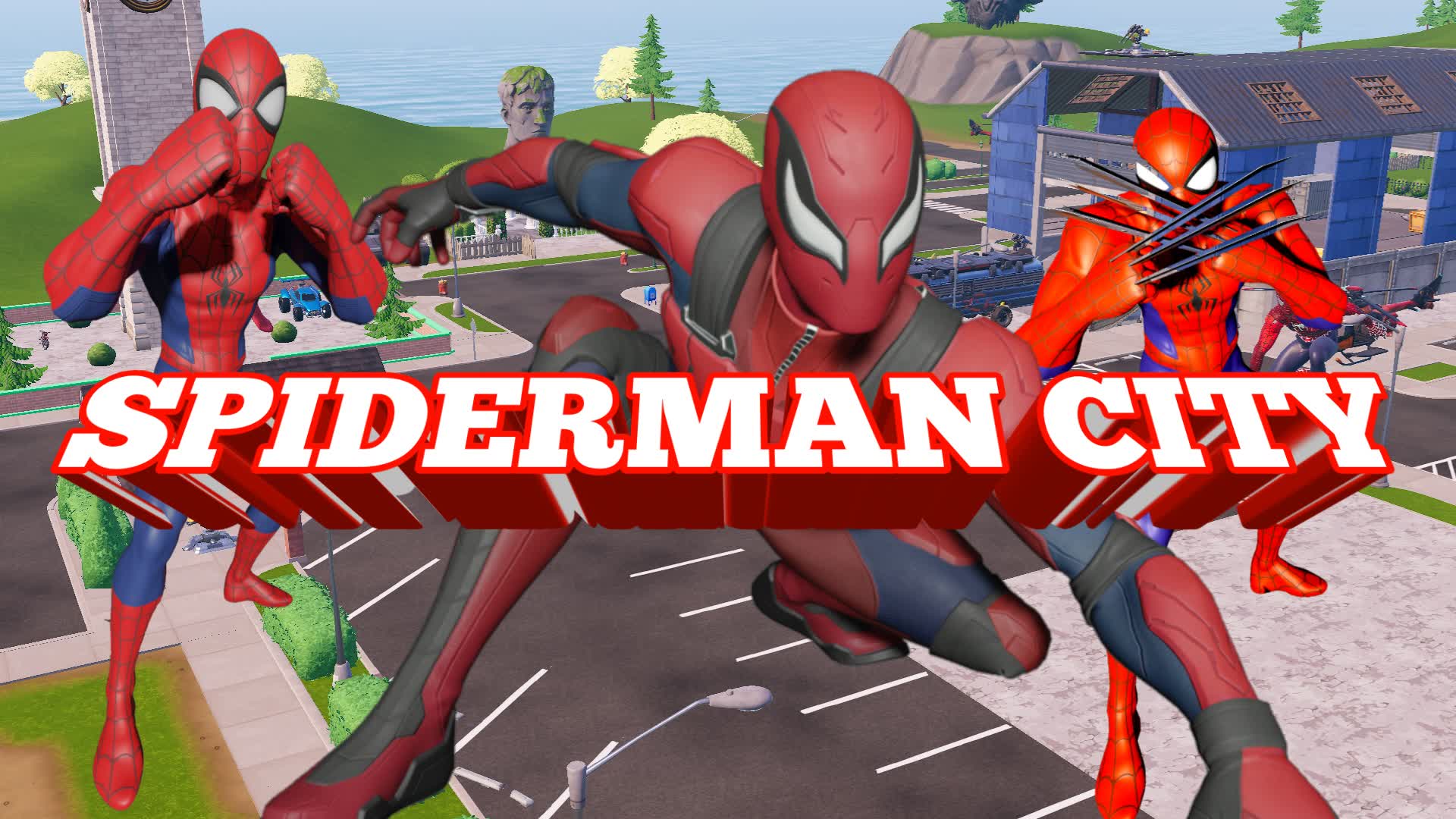 👑🕸SPIDER MAN 💖CITY FFA🎡 2788-9106-2143 by iam - Fortnite Creative Map ...