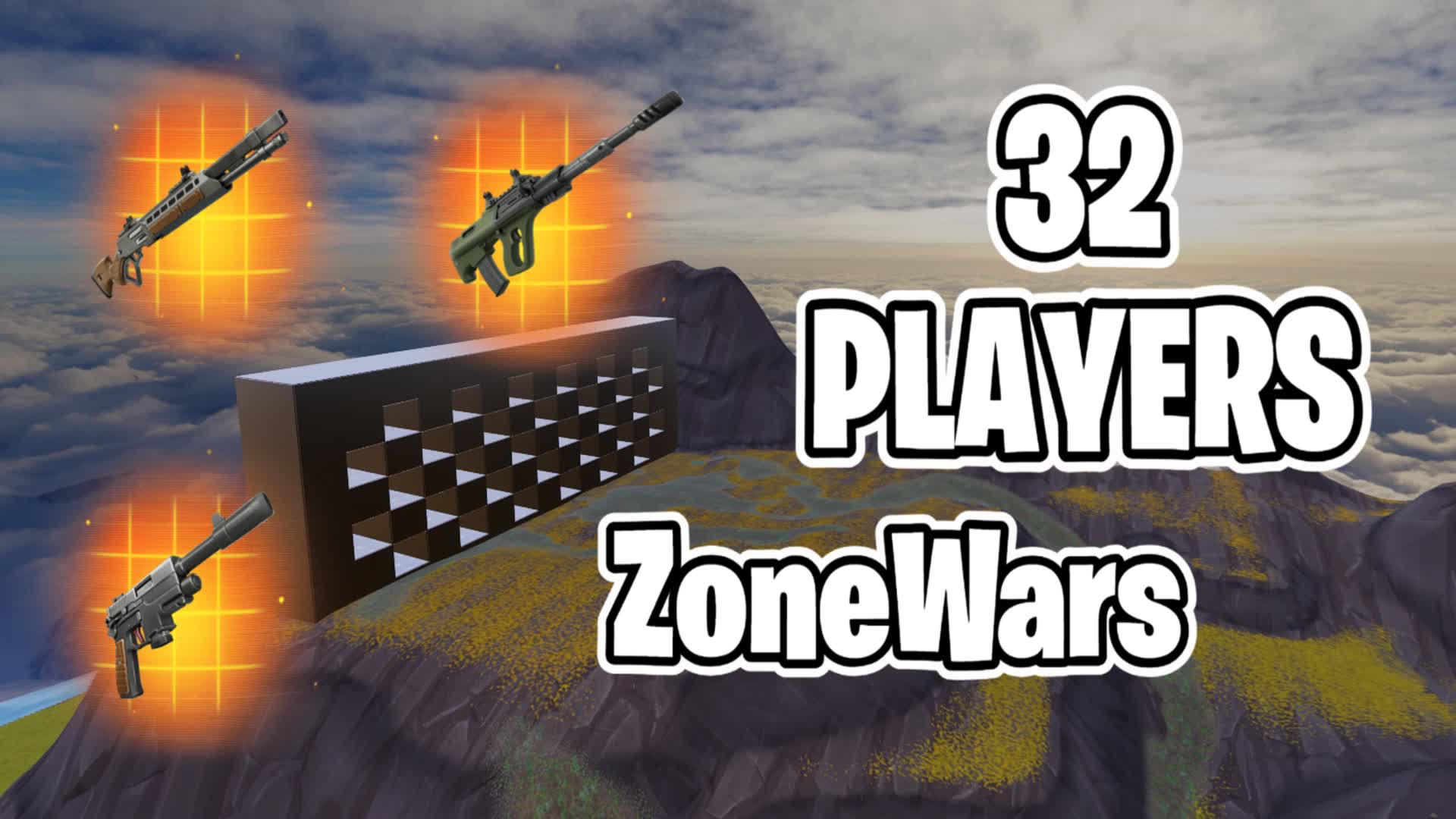 32 PLAYERS - ZONE WARS🌀 2656-8342-3423 by y2kk - Fortnite Creative Map Code - Fortnite.GG