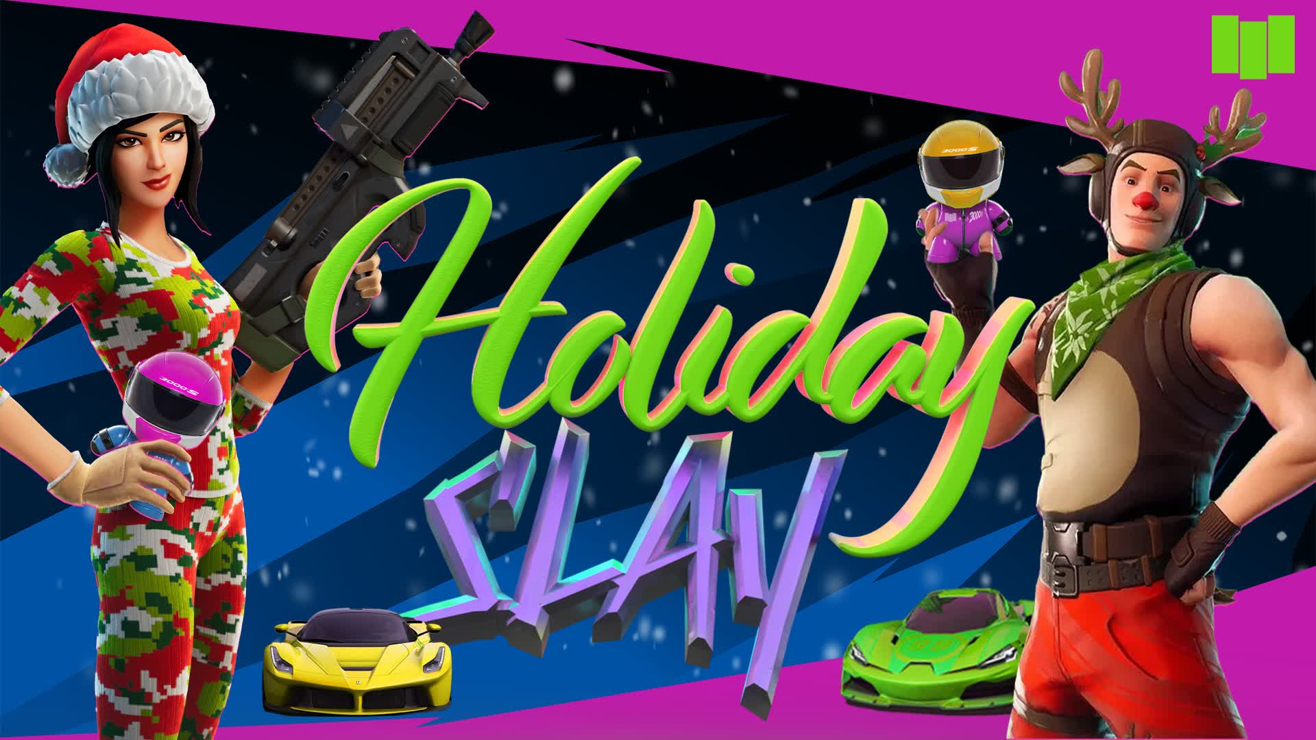 Holiday Slay 7443-6079-9284 par 3000s - Fortnite