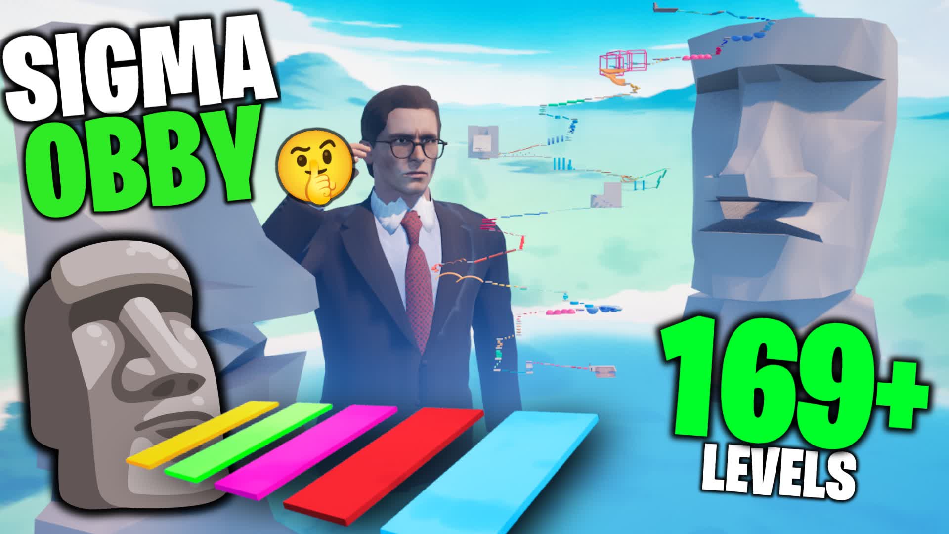 SIGMA OBBY 🗿🤫 169+ LEVELS 8488-8956-0959 by fiskyofficial - Fortnite ...
