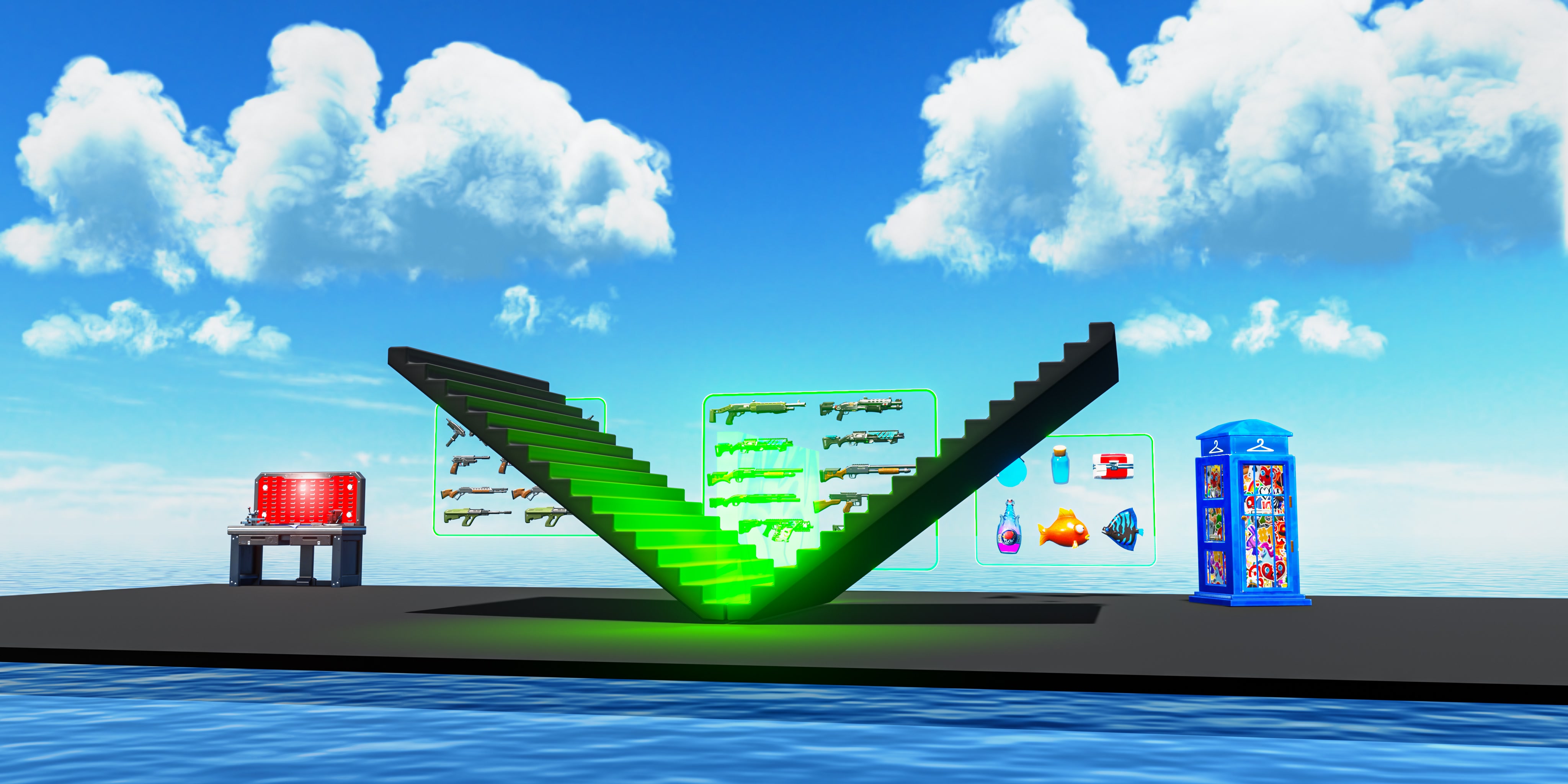 1V1 BUILD FIGHT [RUBIX] 4163-7100-4157 by rubix - Fortnite Creative Map ...