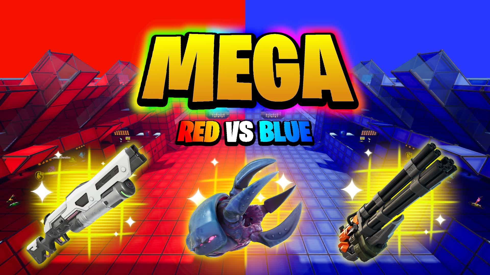 RED VS BLUE - MEGAZONE 🔴🔵 1278-4106-1418 by quaid - Fortnite