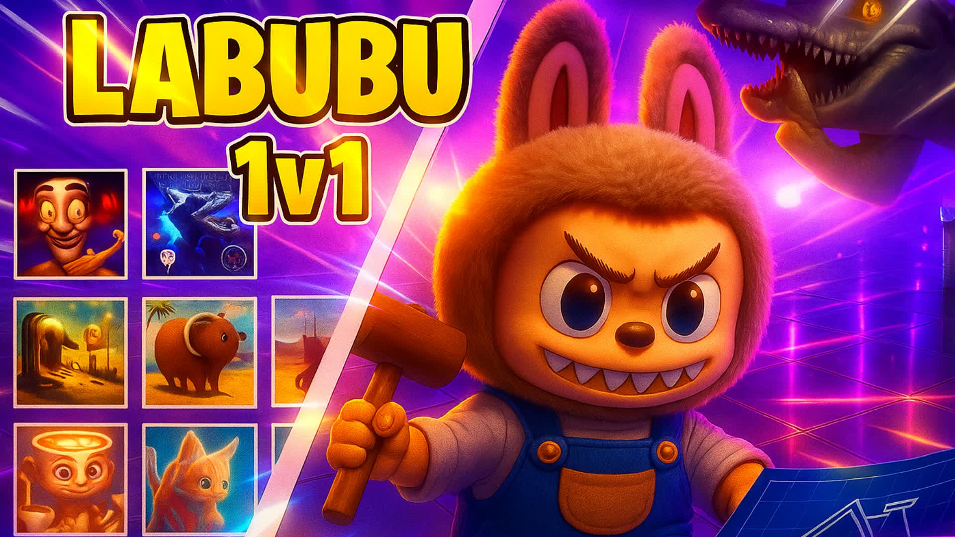 Labubu 1v1 ⭐ Steal Labubu 🤫🎁 9784-3639-5457 by kawamap - Fortnite ...